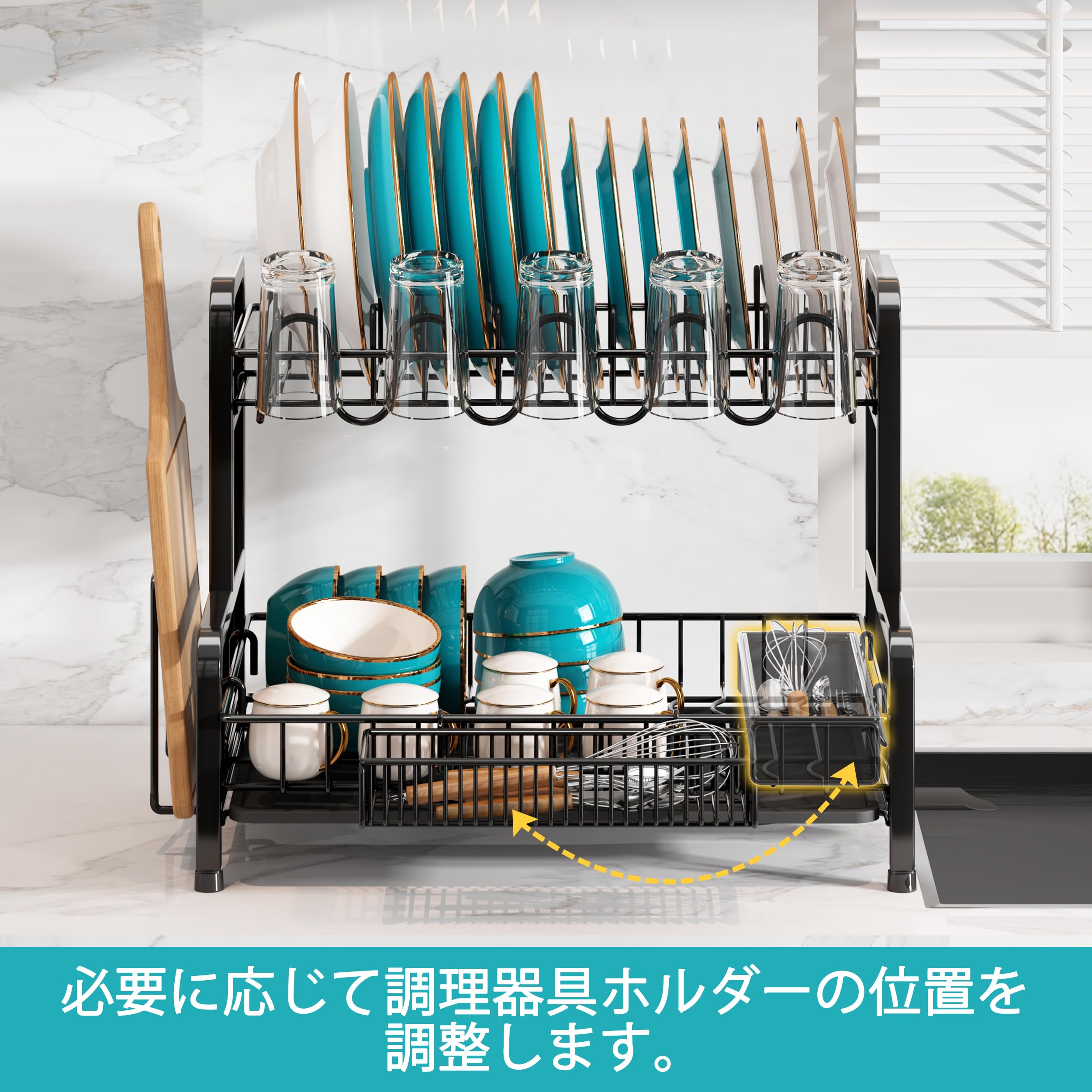 Snapklik.com : Romision Dish Drying Rack For Kitchen Counter, Stainless ...