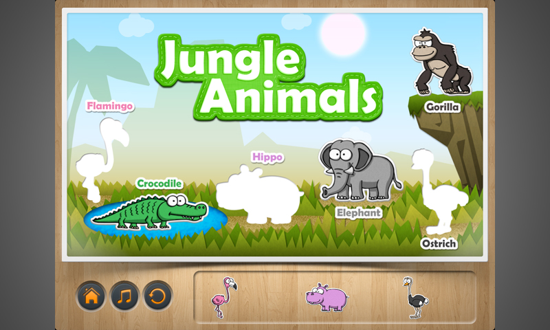 Jungle Animals Sticker Book, Flashcard and More - App on Amazon Appstore