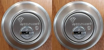 Set of 2 High Security Mul-T Lock Cronus Junior Deadbolts with 5 Keys ...