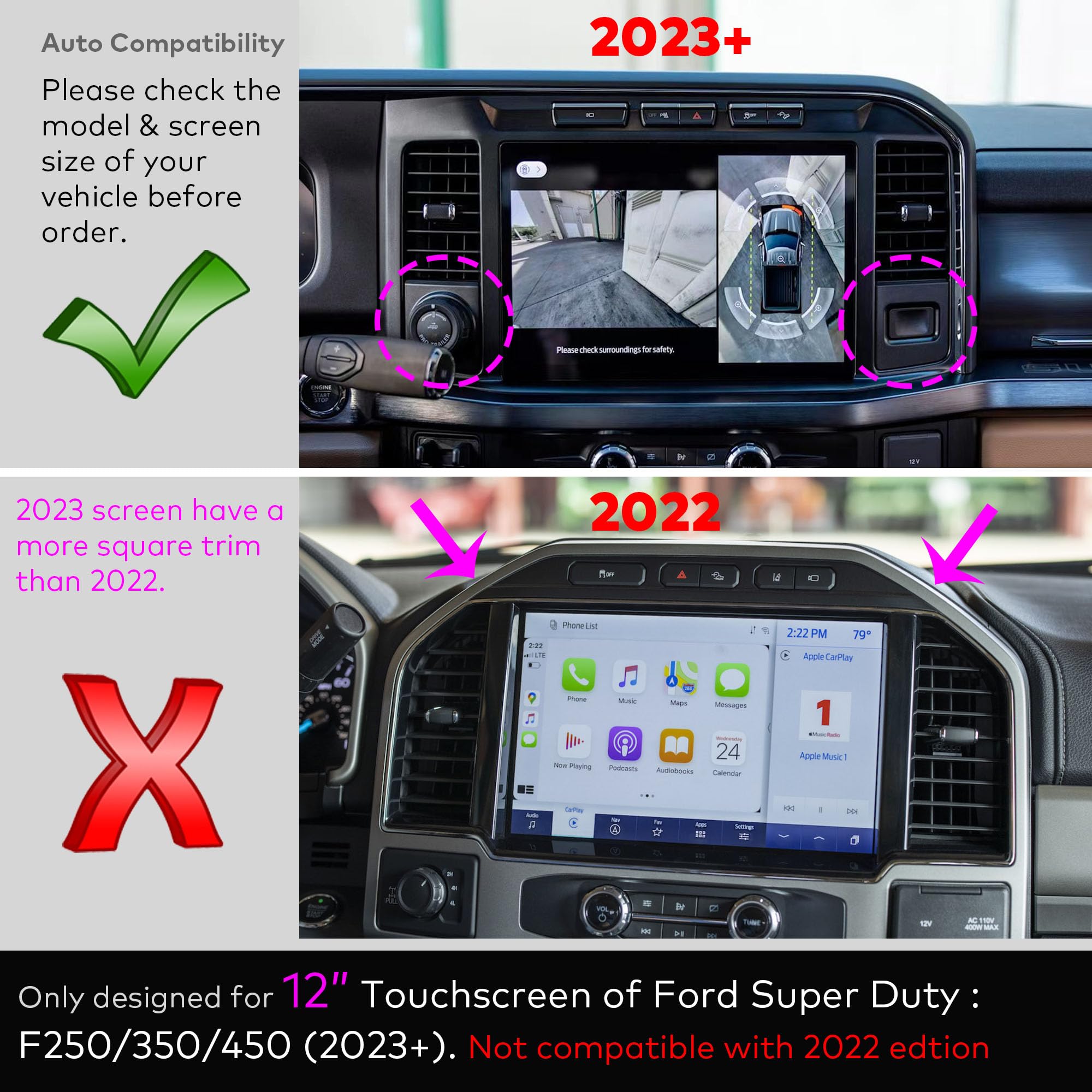 INNOSURE Designed for 2023 Ford Super Duty F-250 F-350 F-450 XLT ...