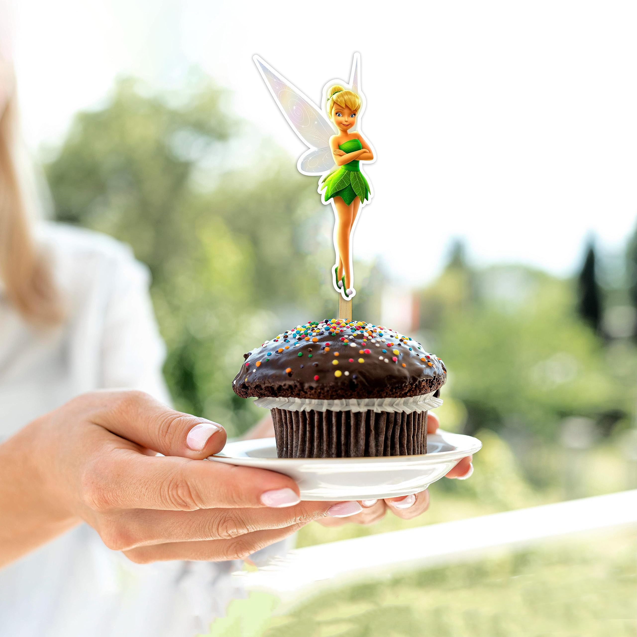 Tinkerbell Cupcake Toppers Innovedesire Tinkerbell Peter Pan