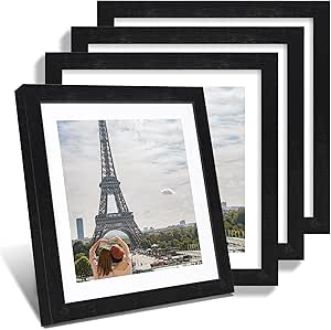 Amazon.com - Hongkee 12x12 Picture Frame Set of 4 - Made of Glass and ...