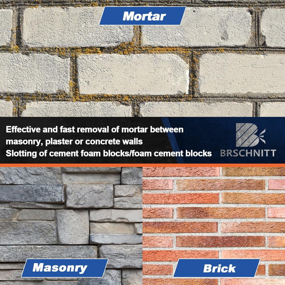 Snapklik.com : BRSCHNITT Carbide Brick Mortar Grout Cutter - 1025mm (3/ ...