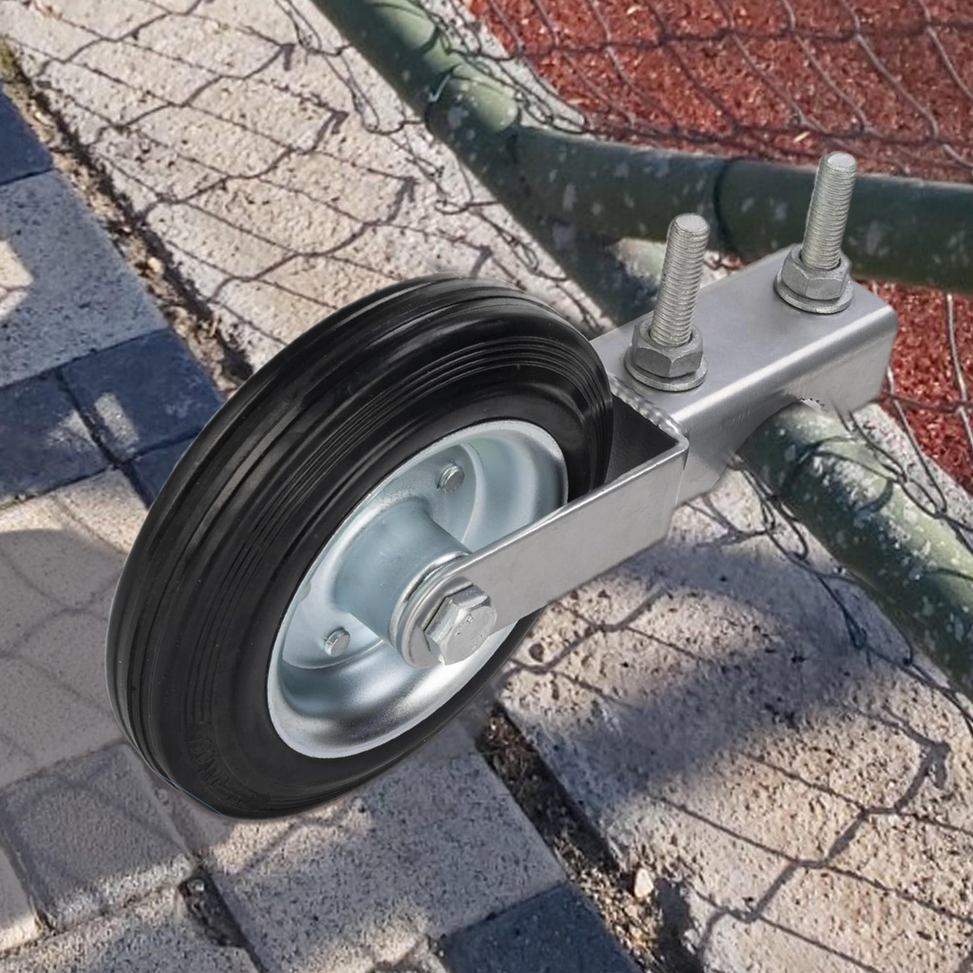 Snapklik.com : Auxdee 6" Heavy Duty Gate Wheel Pack Of 1, Farm Gate ...