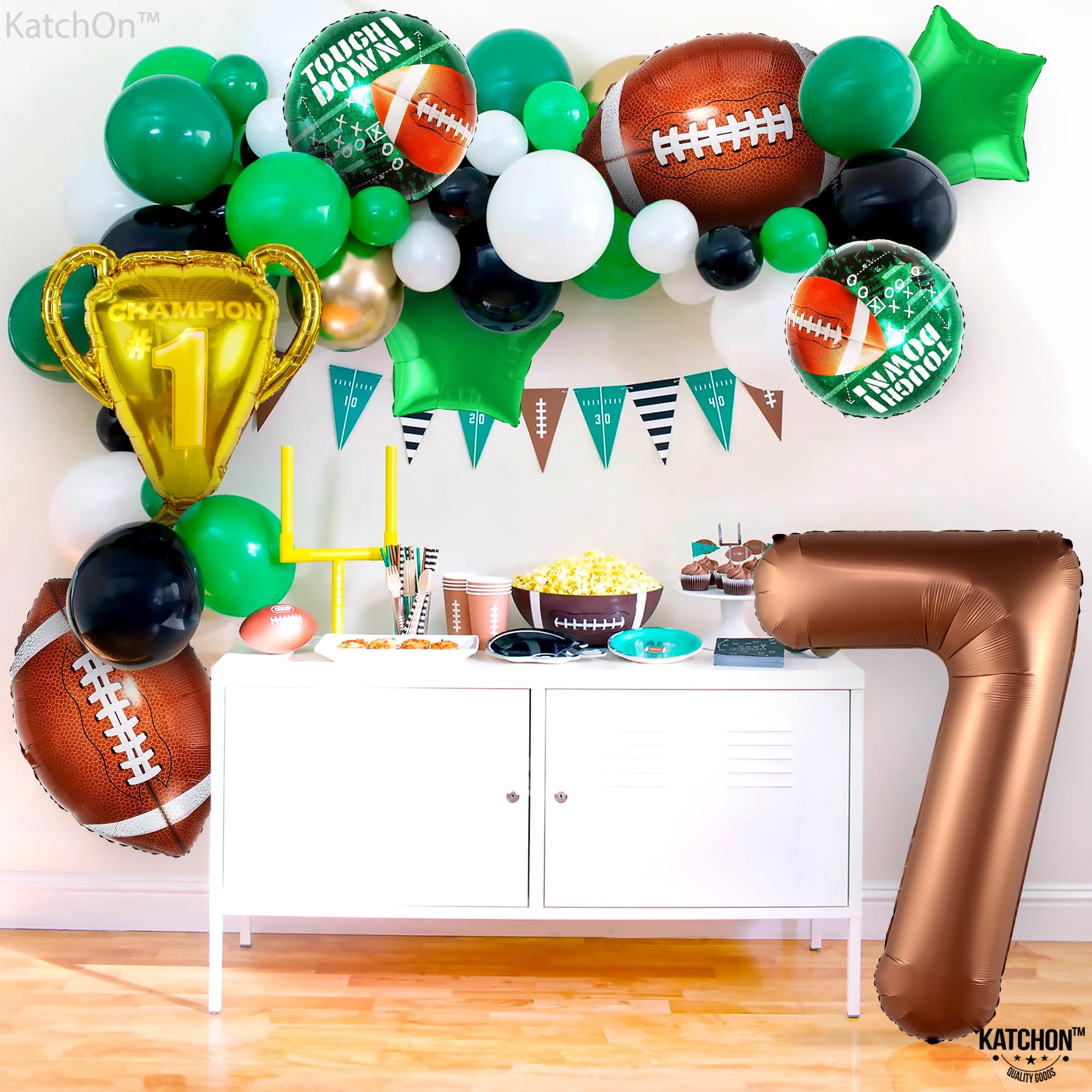 Snapklik.com : Football 7th Birthday Party Decorations - 8 Pieces, 7 ...