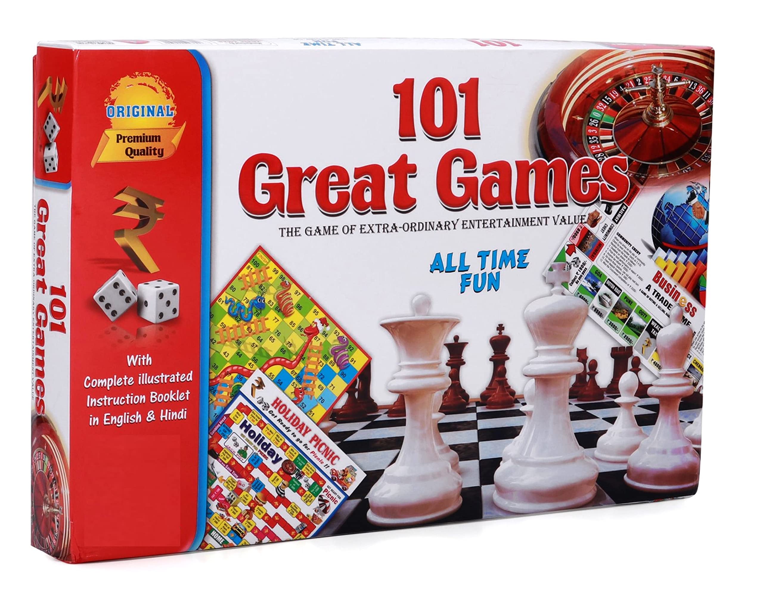 Buy Joy Stories 101 Board Games for Kids & Adults, All in One Classic ...
