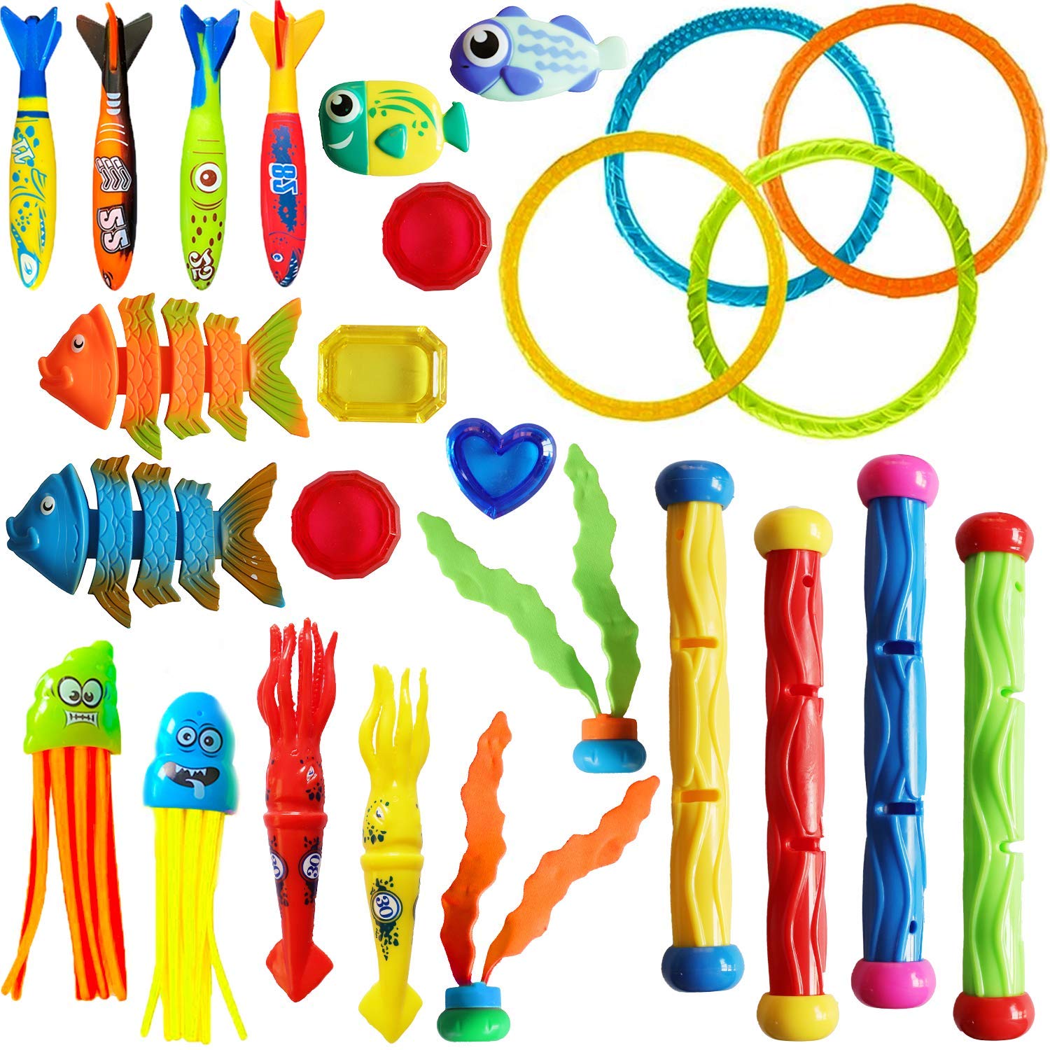 Snapklik.com : Cakuni Underwater Swim Pool Diving Toys - Summer ...