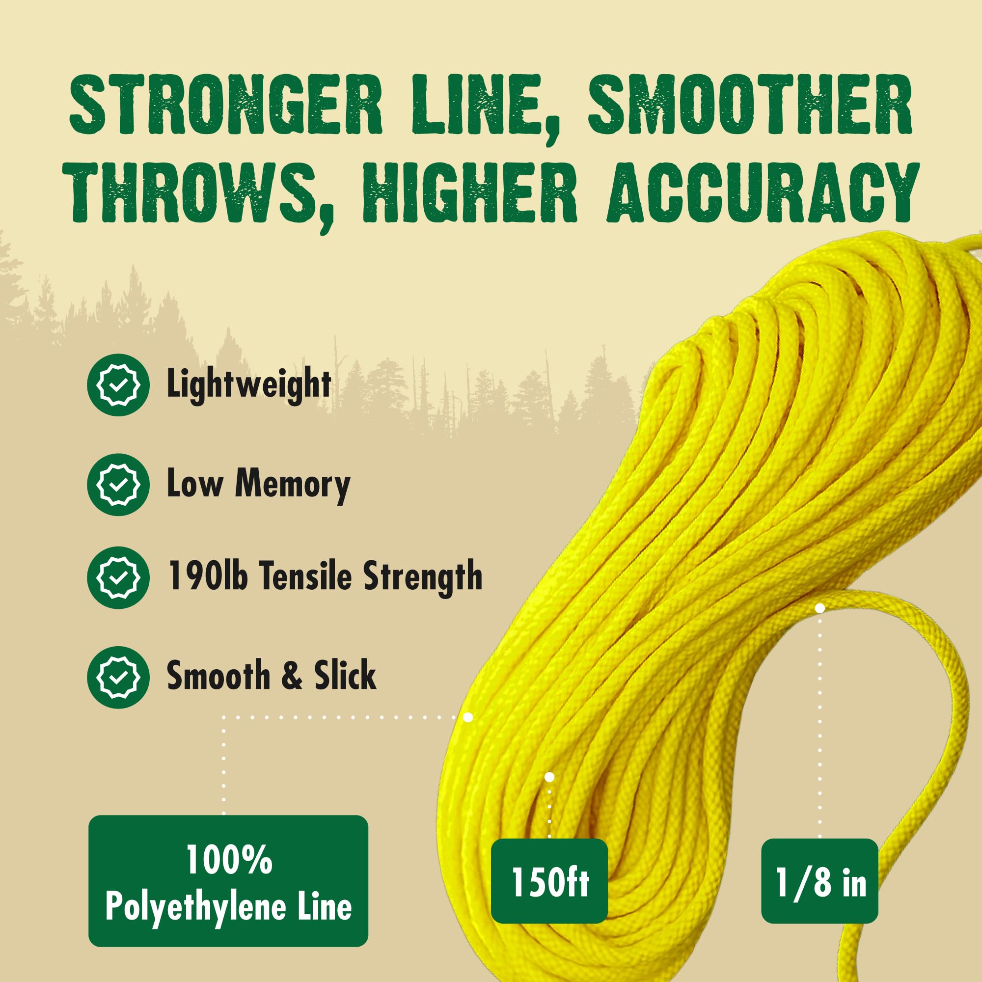 Snapklik.com : FORESTER 9oz Professional Throw Line Kit