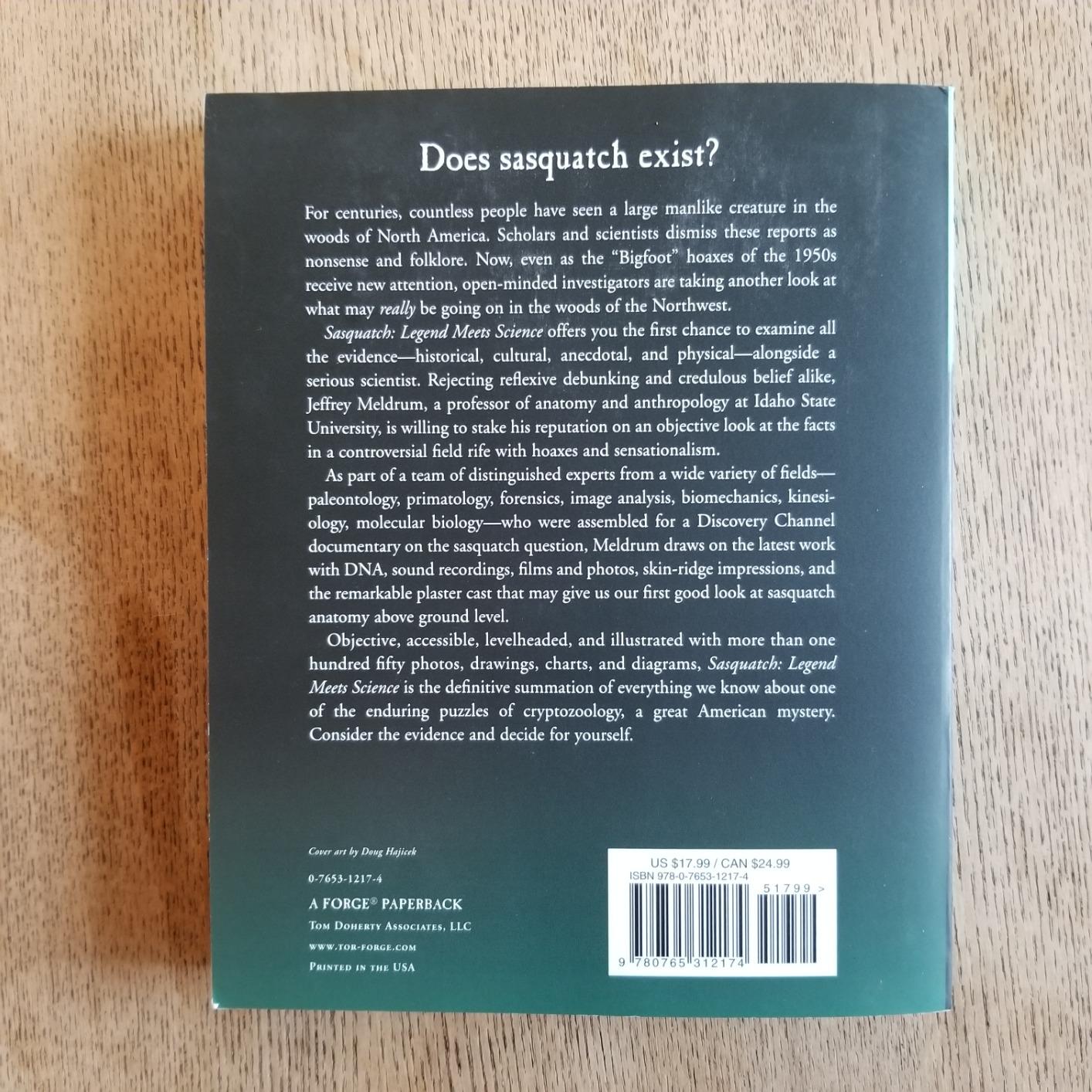 Sasquatch: Legend Meets Science: Jeff Meldrum, George B. Schaller: 9780765312174: Amazon.com: Books