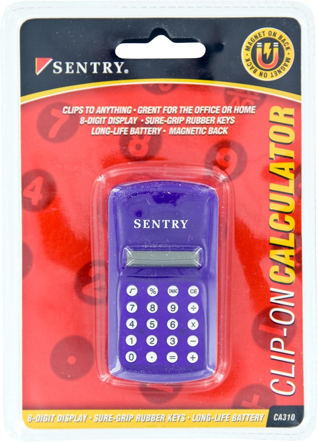 Amazon.com : Sentry Purple Standard Function Calculator CA310 : Office ...