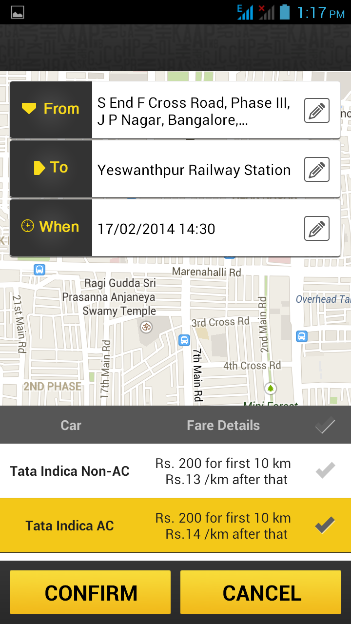 TaxiForSure - book taxis, cabs in India (Bangalore, Chennai, Delhi ...