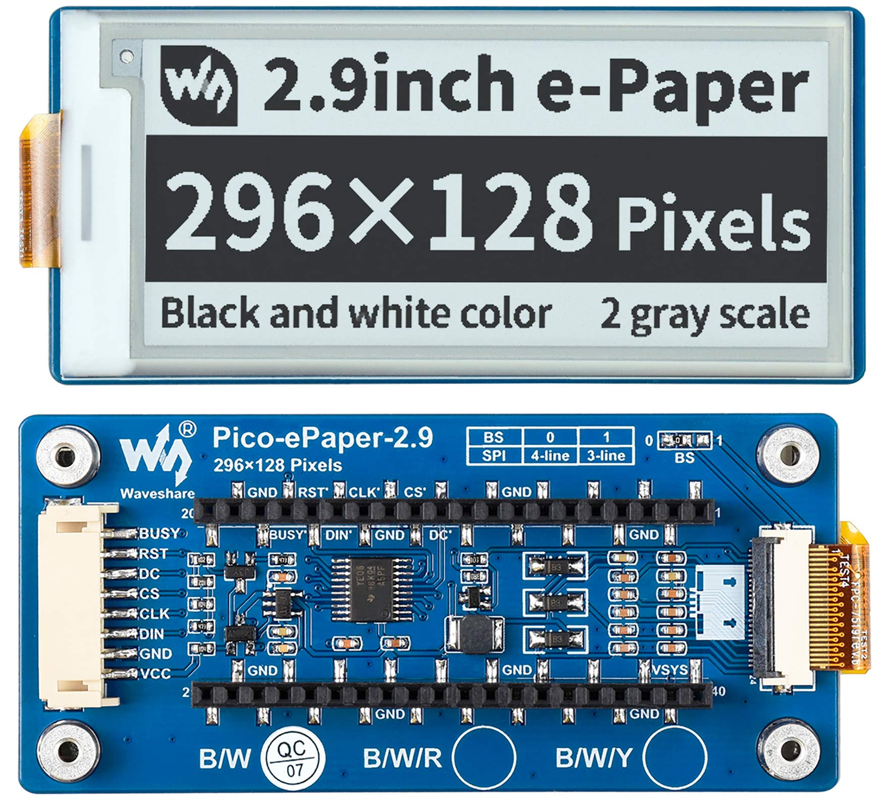 Waveshare 2 9inch E Paper Display Module For Raspberry Pi | Desertcart INDIA