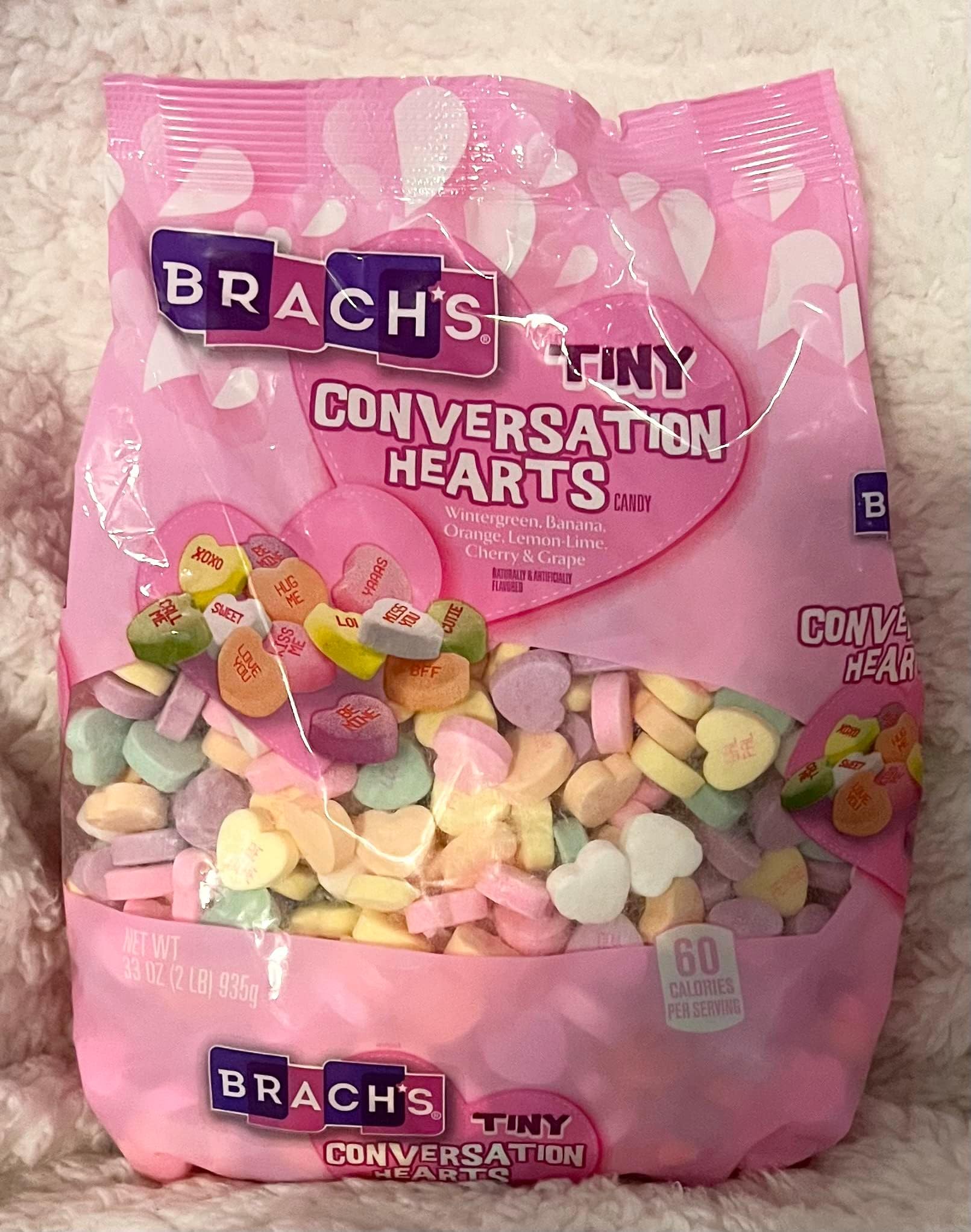 Amazon.com : Candy Shop Conversation Hearts - 1 lb Bag (1) : Grocery ...