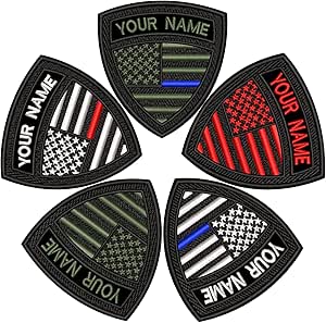 Amazon.com: MVCEN Custom Embroidery Name Patches, Personalized Military Work Patches, Embroidery ...