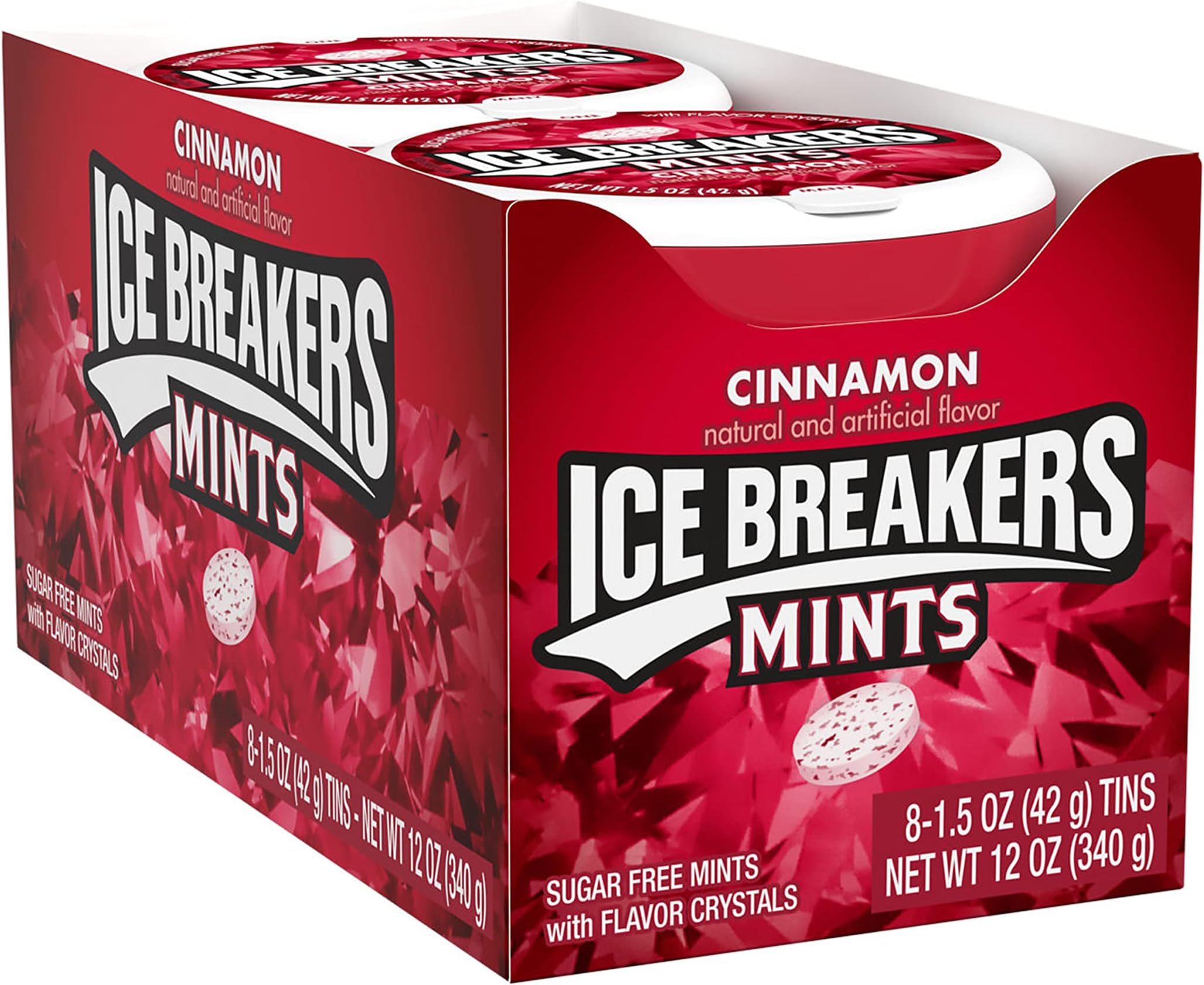 Amazon.com: ICE BREAKERS Cinnamon Sugar Free Breath Mints Tins, 1.5 oz ...