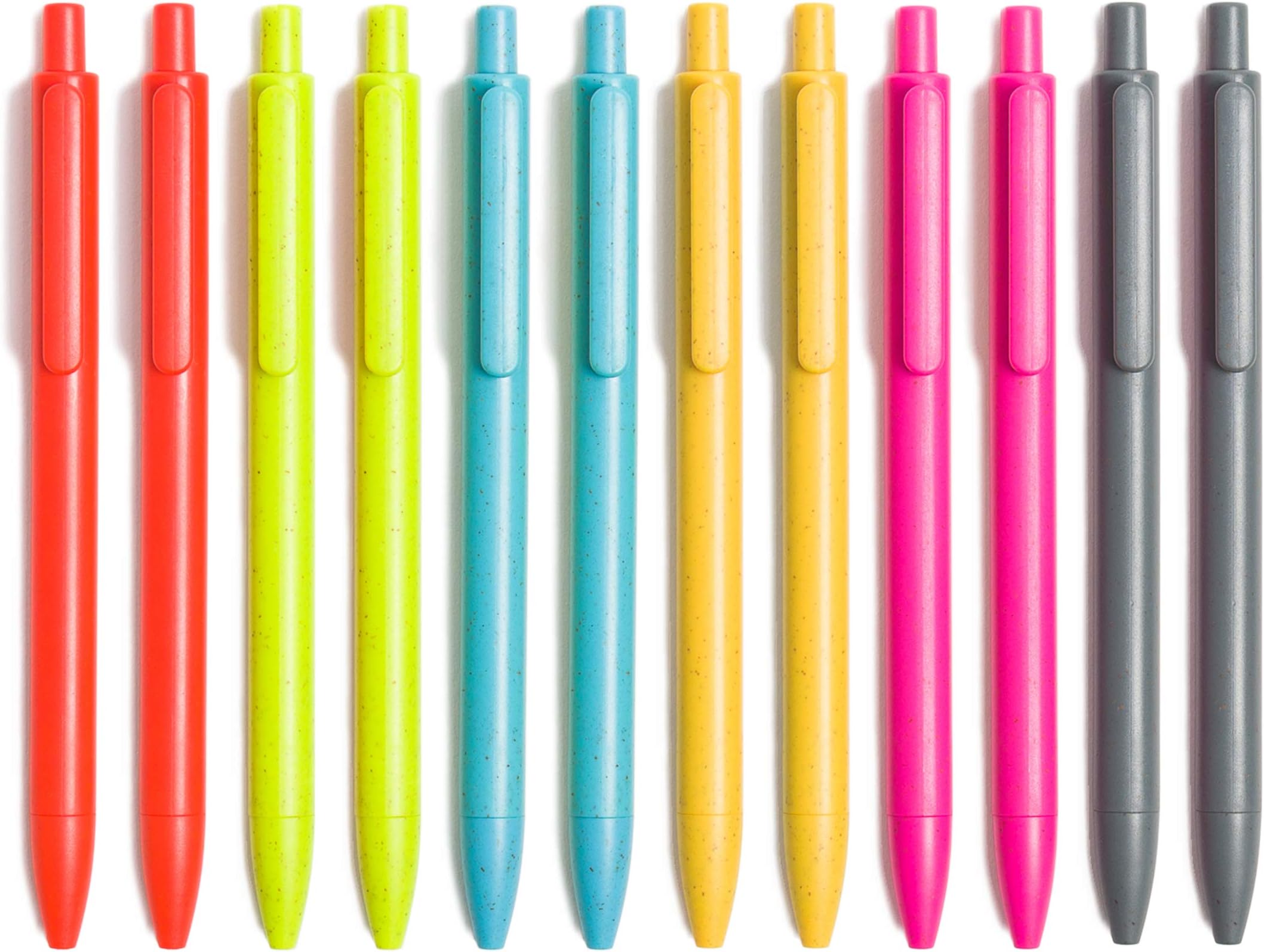 Amazon.com : U Brands U-Eco Colored Hybrid Ink Ballpoint Pens, Set of ...