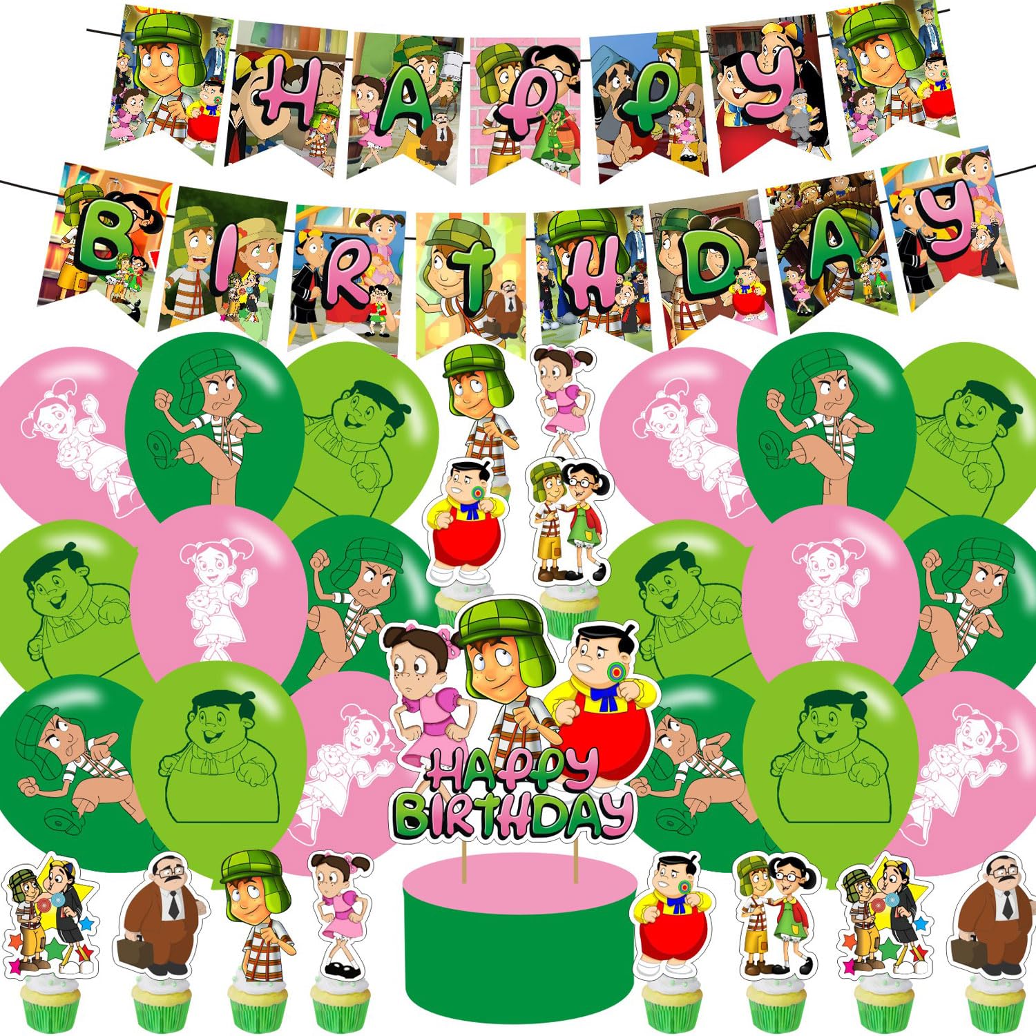 Buy El Chavo Del Ocho Party Supplies,Birthday Party Decorations for El ...