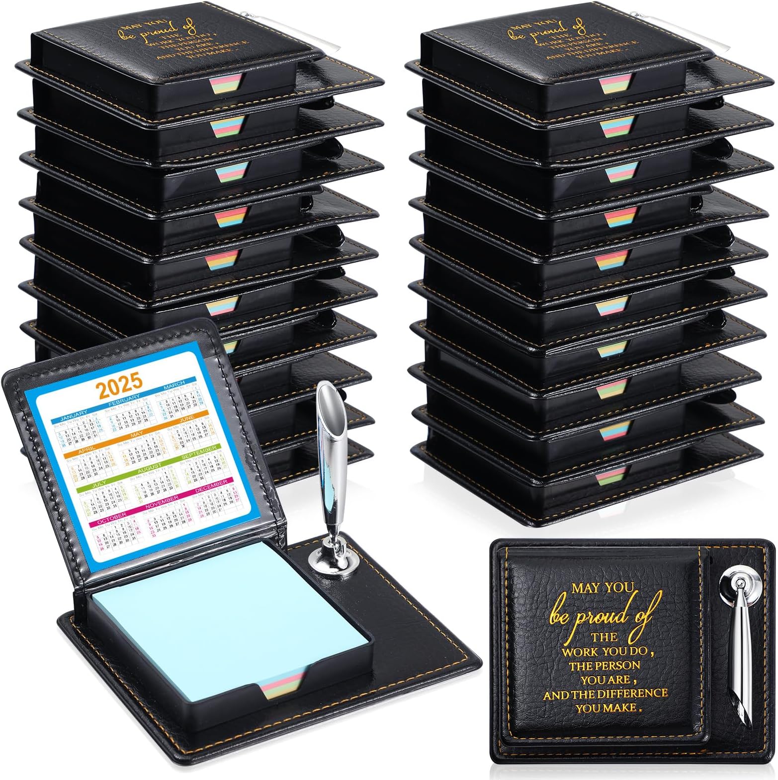 Amazon.com : Tenceur 36 Pcs Appreciation Gifts Sticky Note Holder,Thank ...