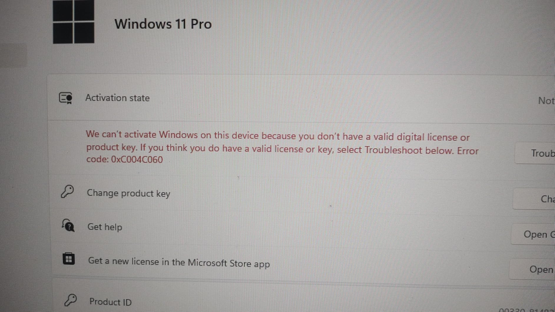 Windows 11 Pro Product License Key (1 User/PC, Lifetime Validity) 32/64 ...