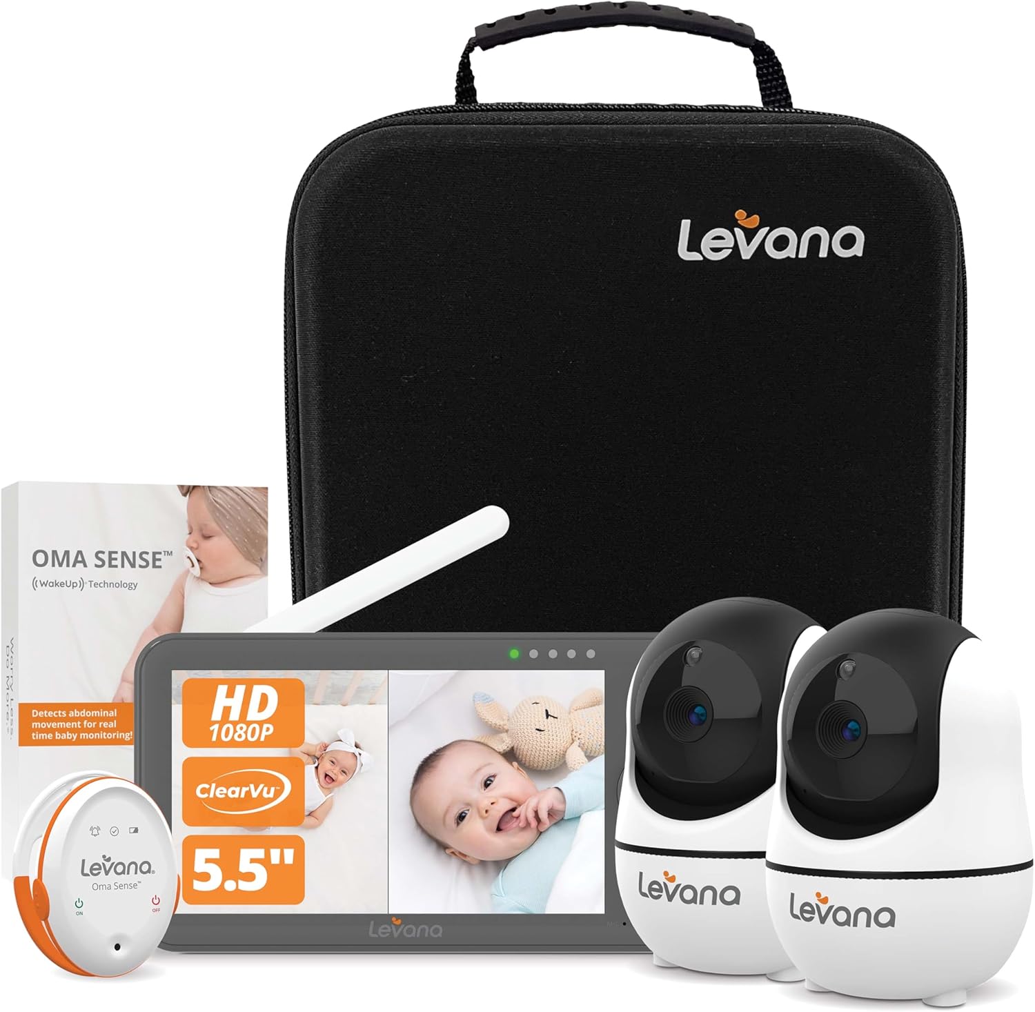 Amazon.com: Levana Dream Bundle with Nala 1080P Video Baby Monitor Non ...