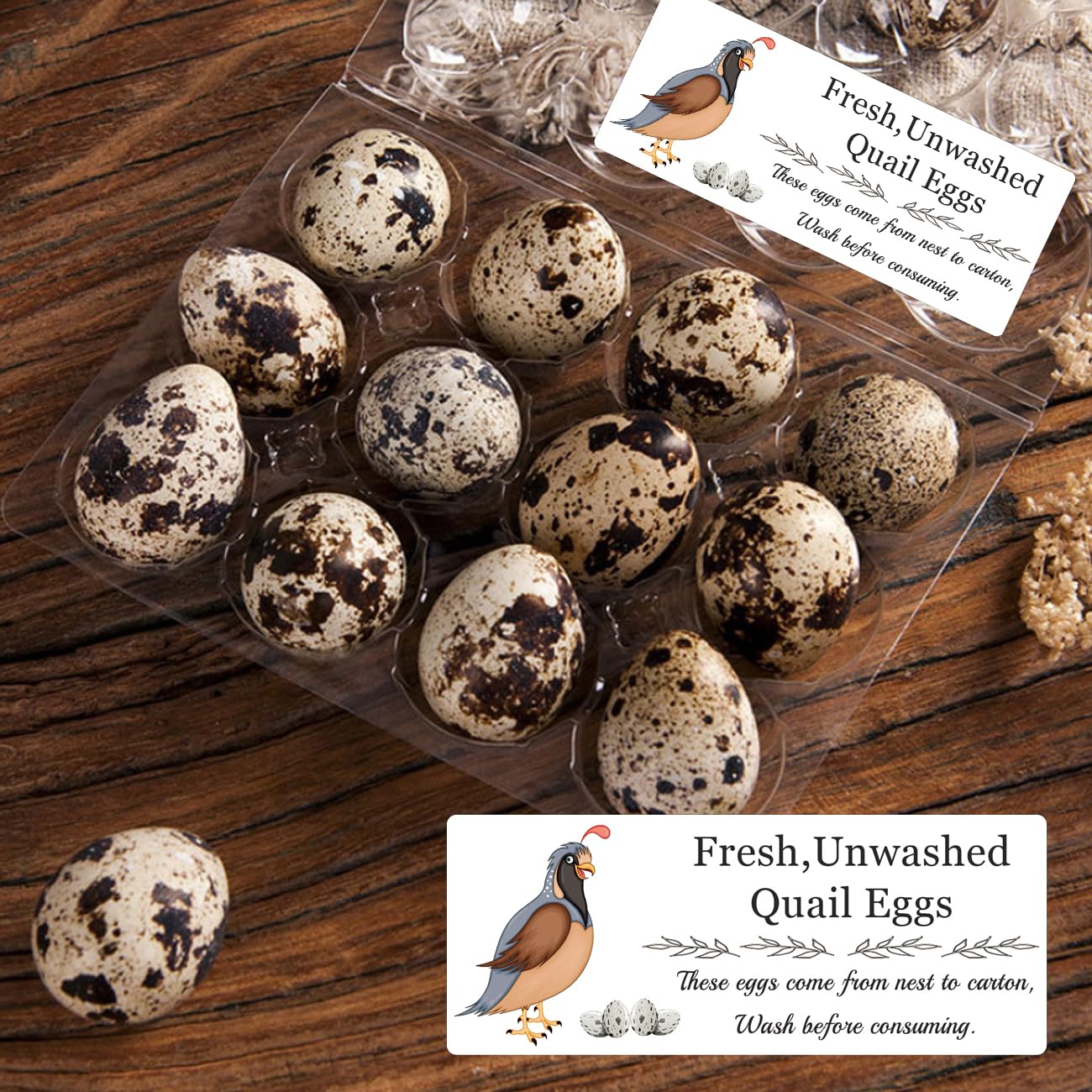 Snapklik.com : SMARSTICKER Unwashed Chicken Quail Duck Egg Carton ...