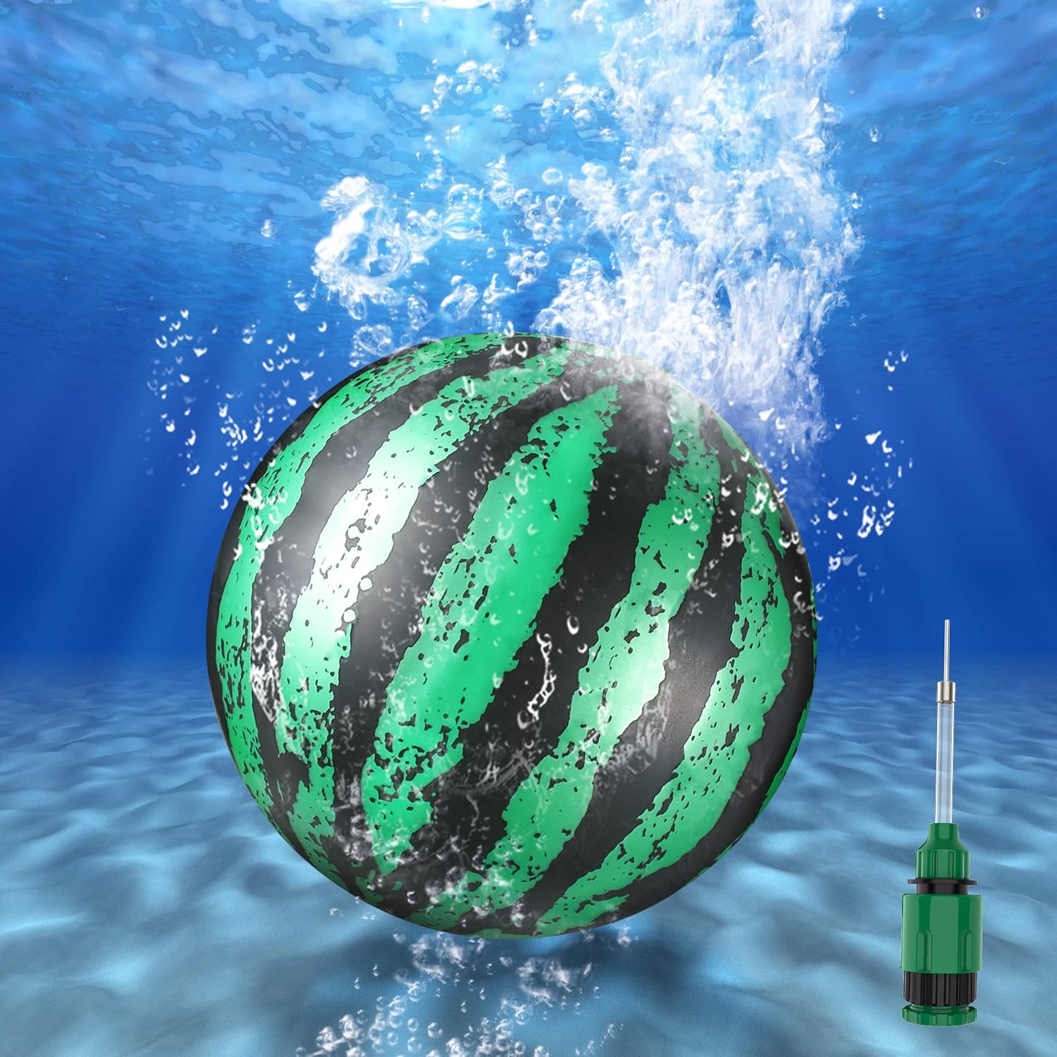 Amazon.com: Watermelon Swimming Pool Diving Ball, 9 Inch Underwater ...