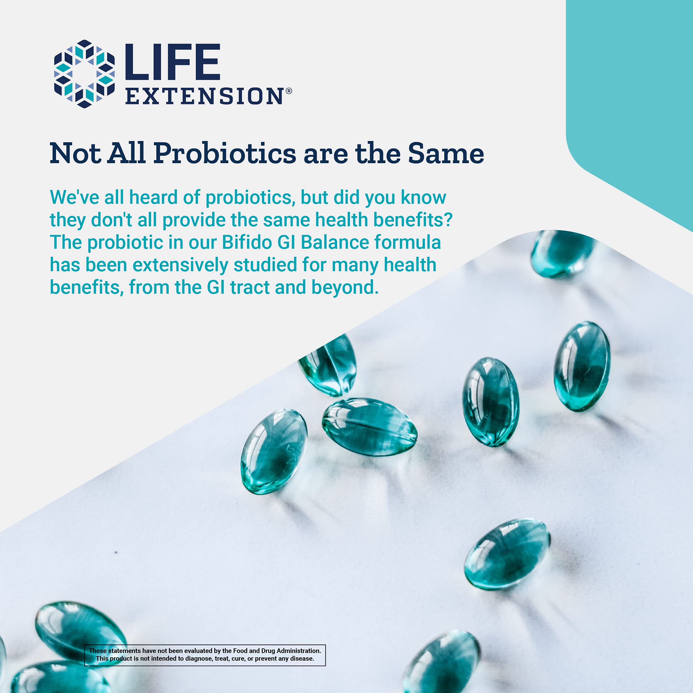 Buy Life Extension Bifido GI Balance - Probiotics Bifidobacterium ...