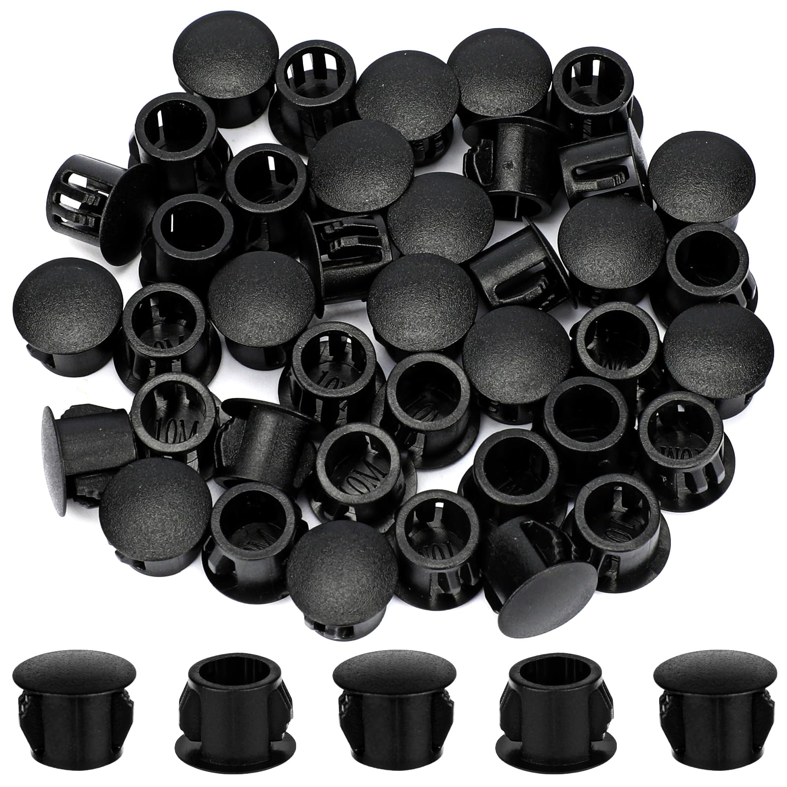 Kitchen Cabinet Hole Plugs 800 Pcs 5mm Drill Hole Cover Caps, Plastic