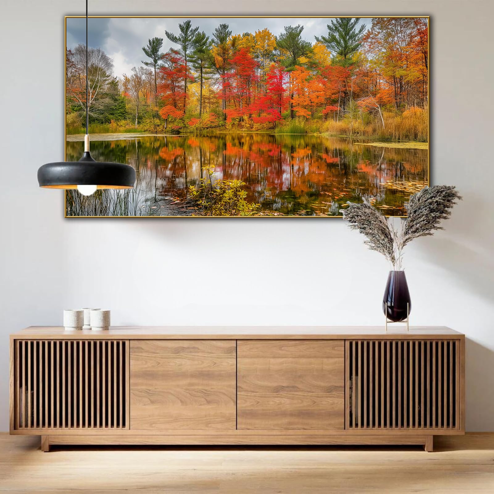 Single Fall Tree Canvas