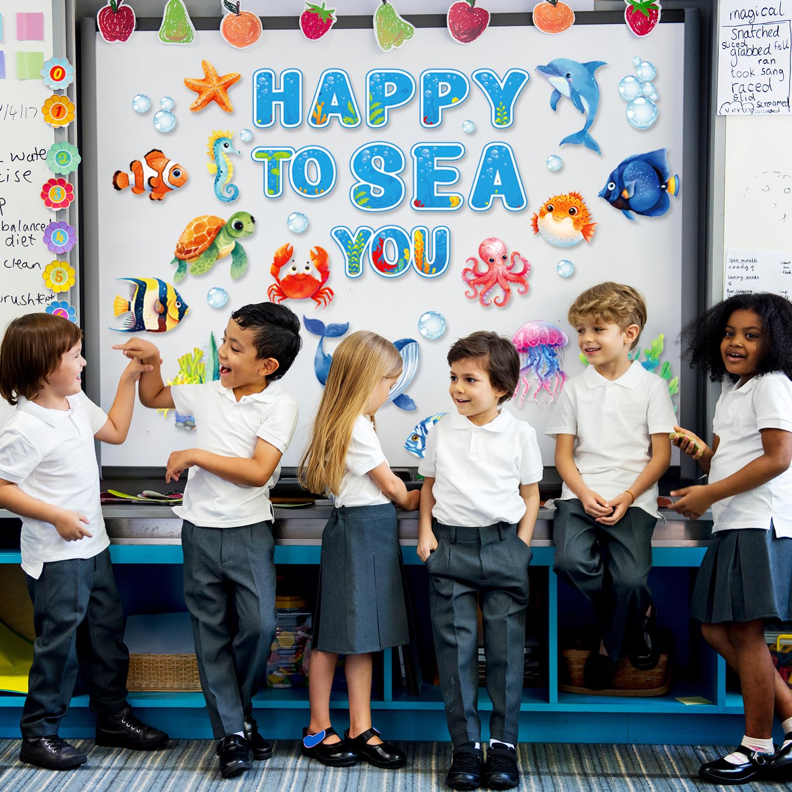 Snapklik.com : Ocean Bulletin Board Decorations - Ocean Theme Classroom ...