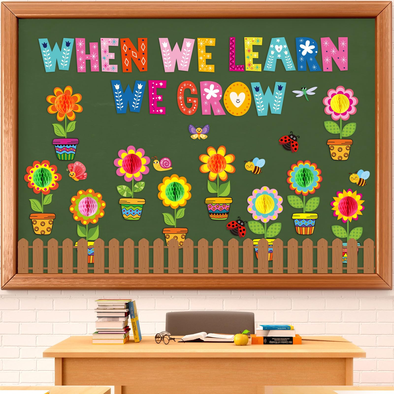 Snapklik.com : Flowers Honeycomb Balls Bulletin Board Set Decorations ...
