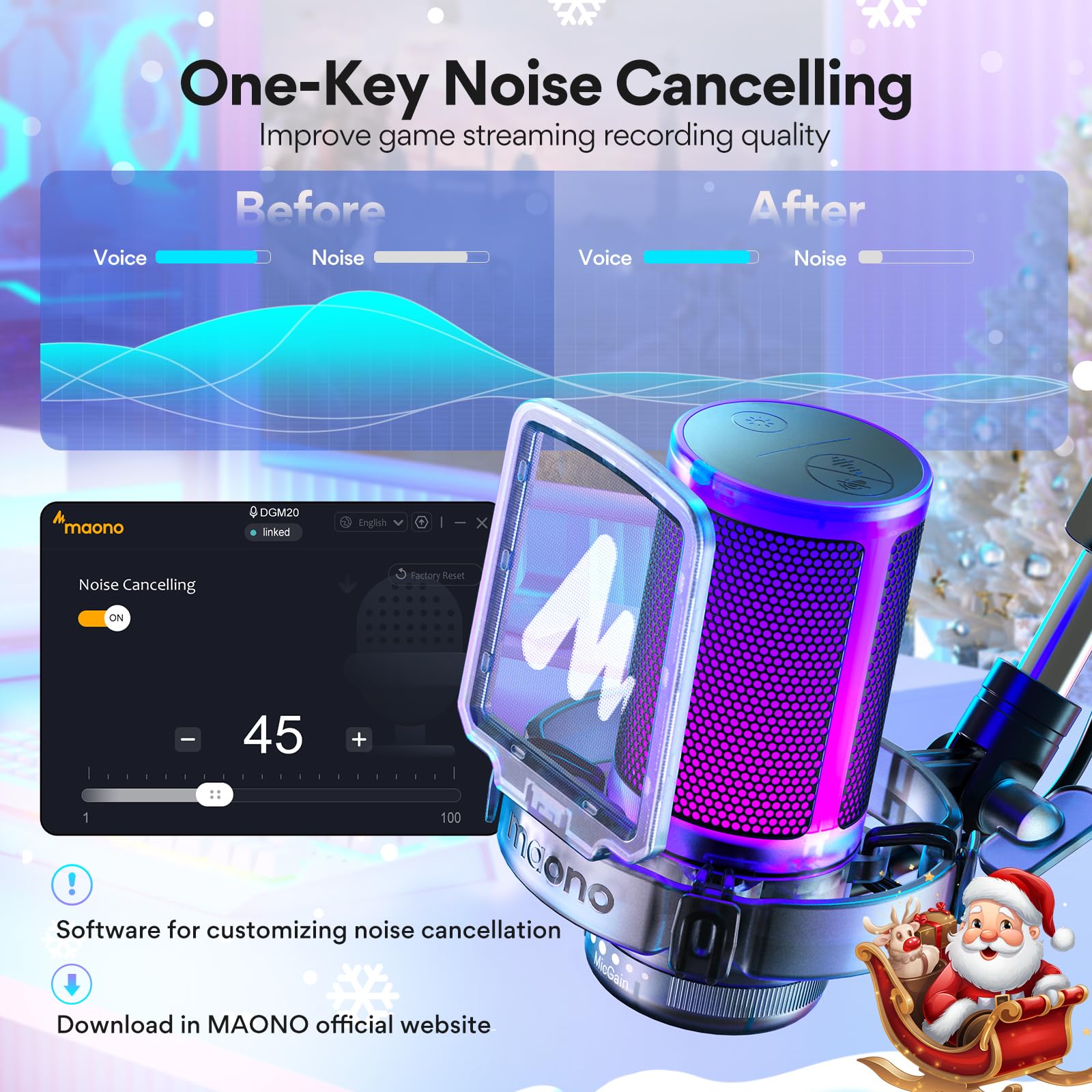 Snapklik.com : MAONO Gaming USB Microphone