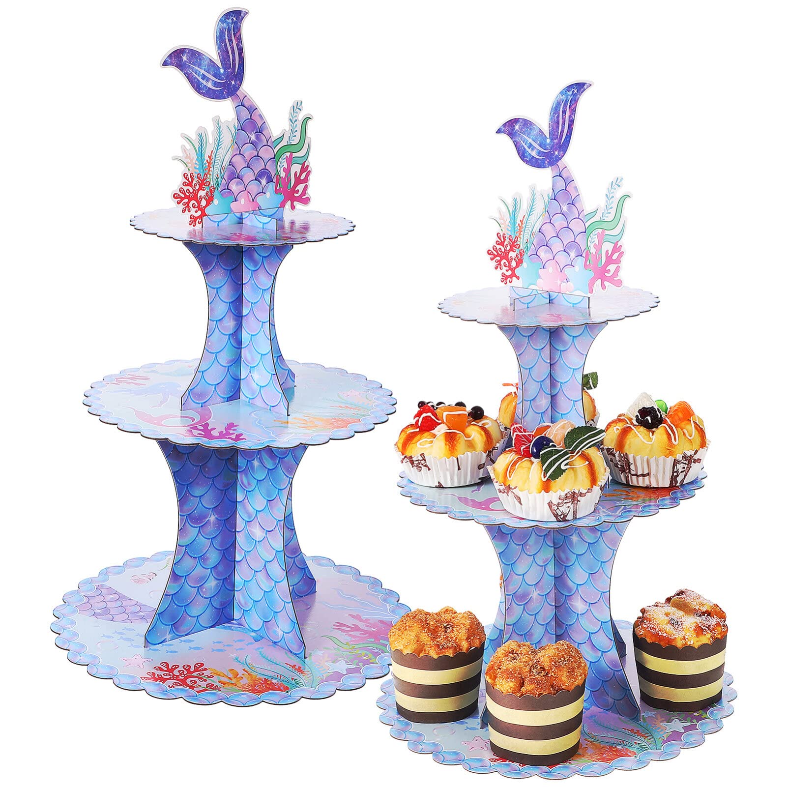 Seashell Cupcake Tower