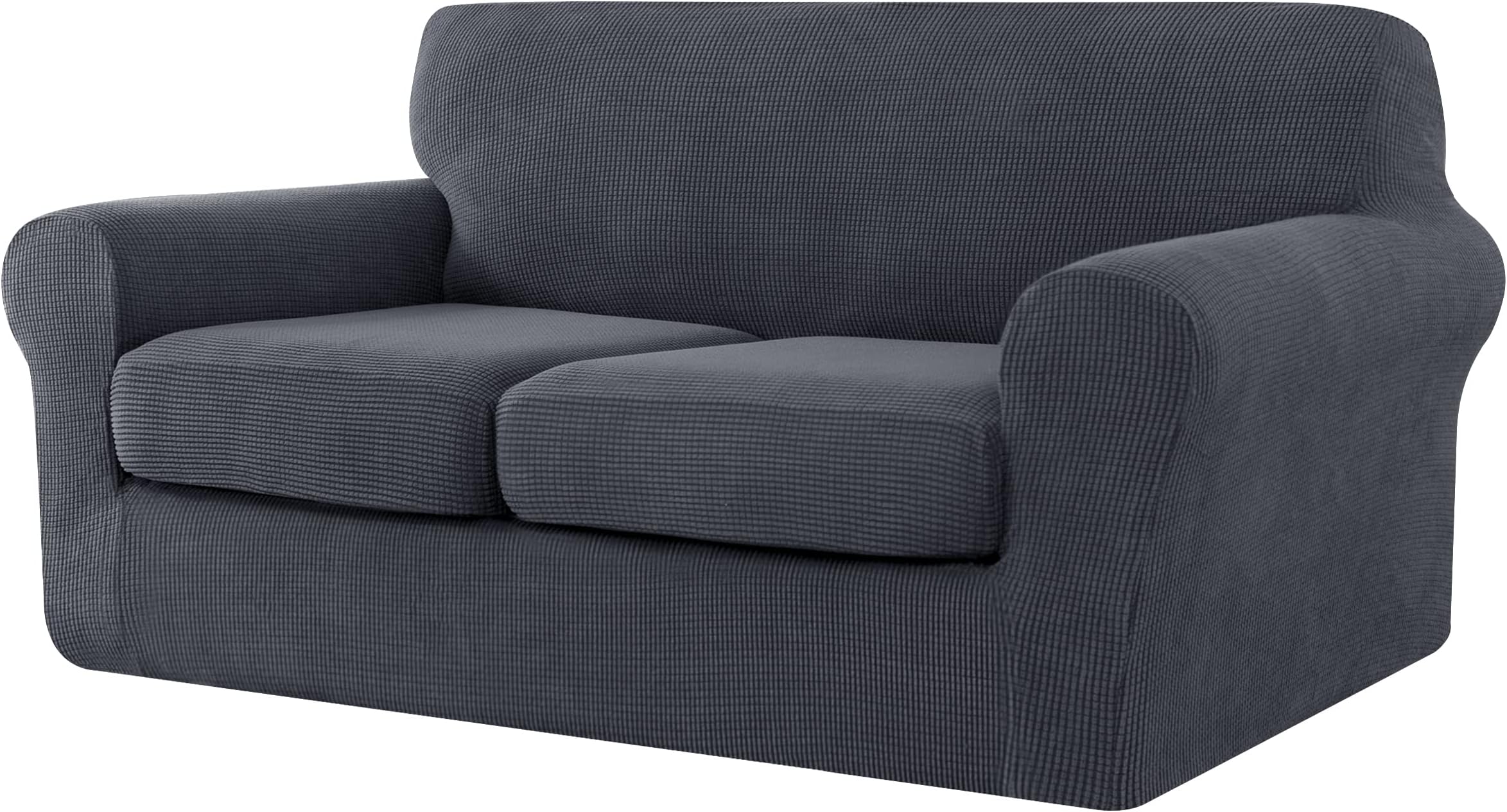 Amazon.com: CHUN YI 5 Piece Loveseat Couch Covers, Stretch 2 Seater ...
