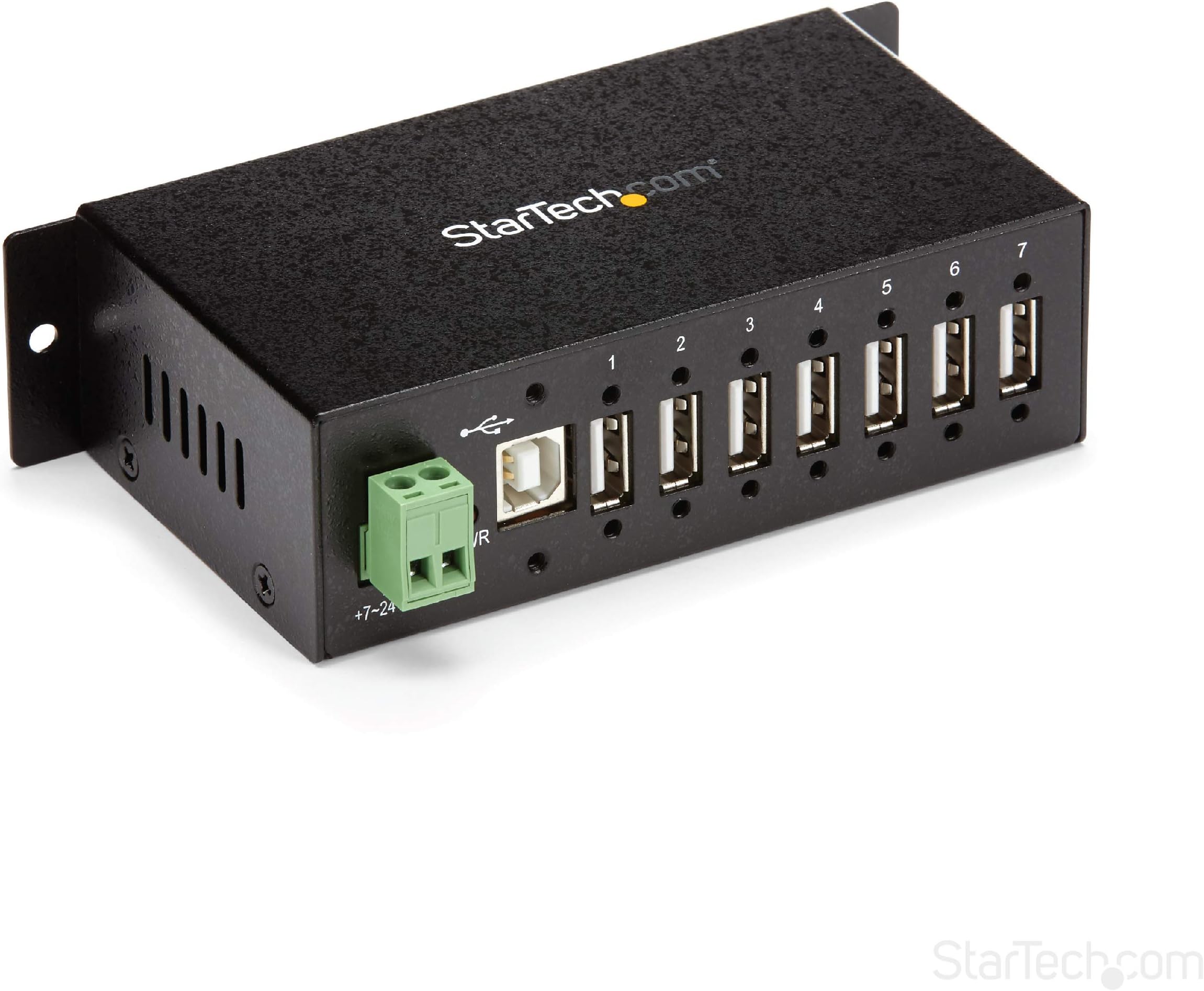 Amazon.com: StarTech.com 7-Port USB 2.0 Hub - Metal Industrial USB-A ...