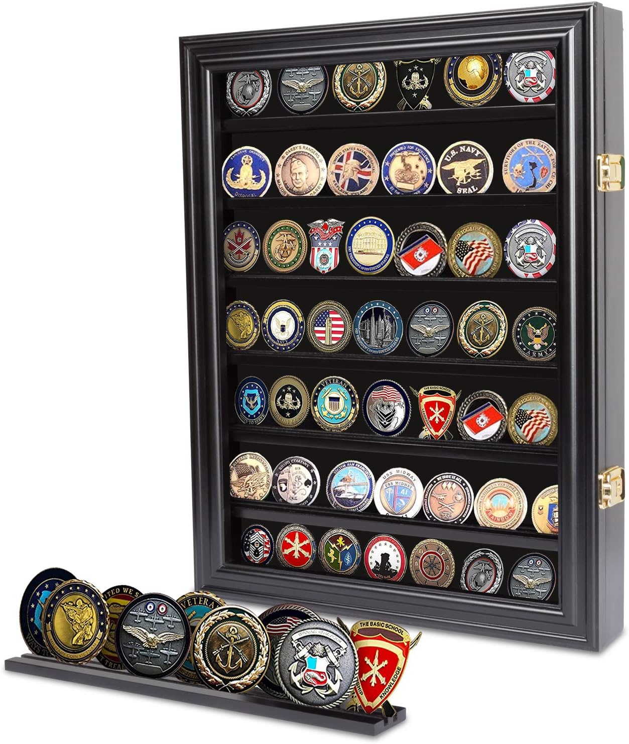 Amazon.com: Peachtree Press Inc. Coin Display Case Wall Glass Door ...
