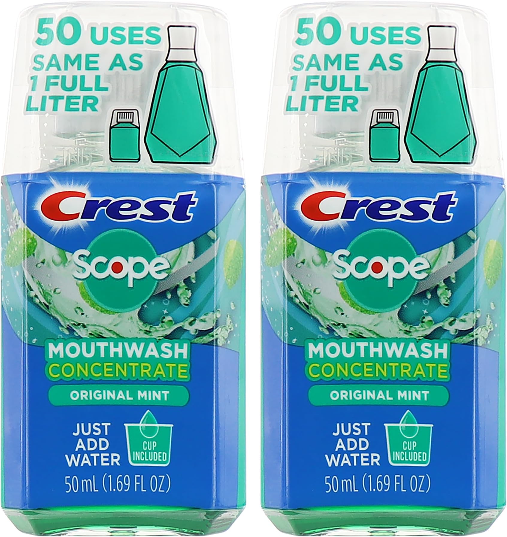 Amazon.com : Crest Scope Classic Mouthwash, Original, 16.9 fl oz (2 ...