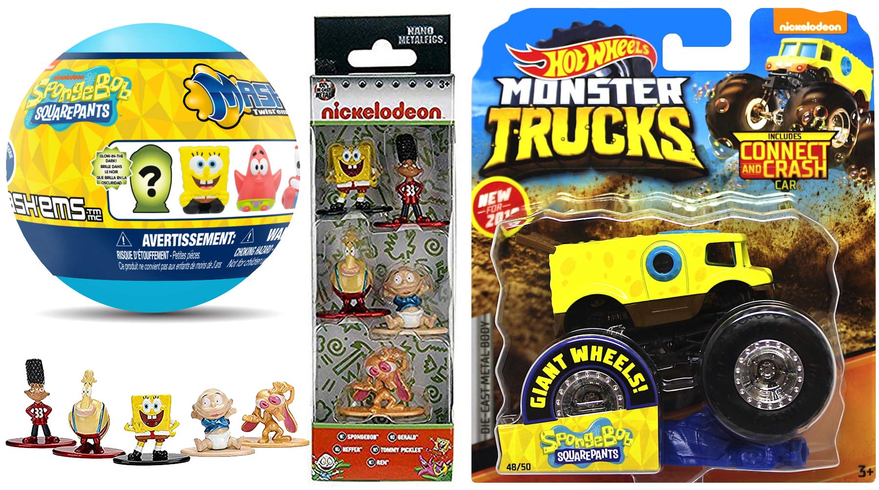 Buy C Spongebob Monster Truck Action Jam Squarepants Wheels 2019 ...
