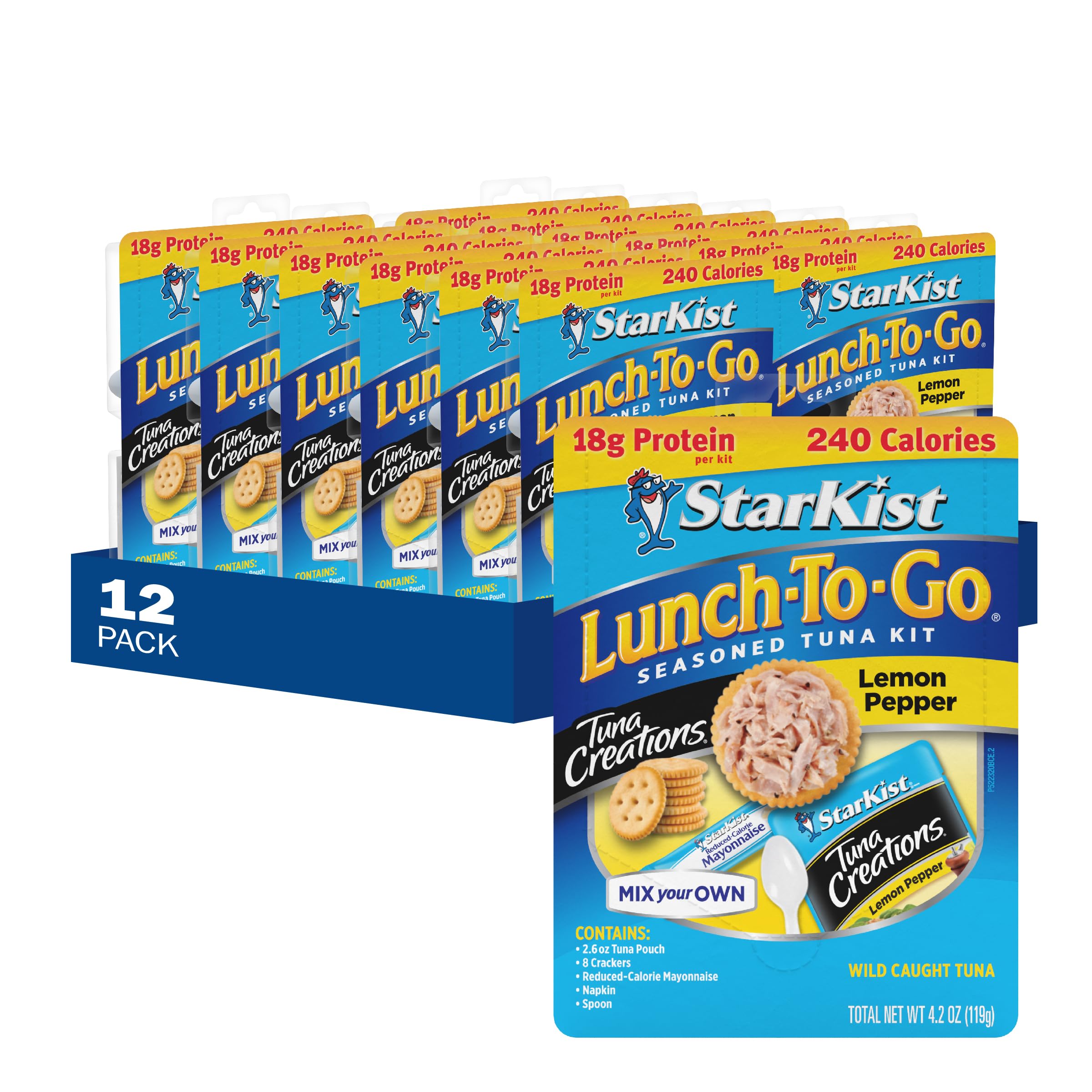Amazon.com: StarKist Lunch-To-Go Tuna Creations, Lemon Pepper Tuna ...