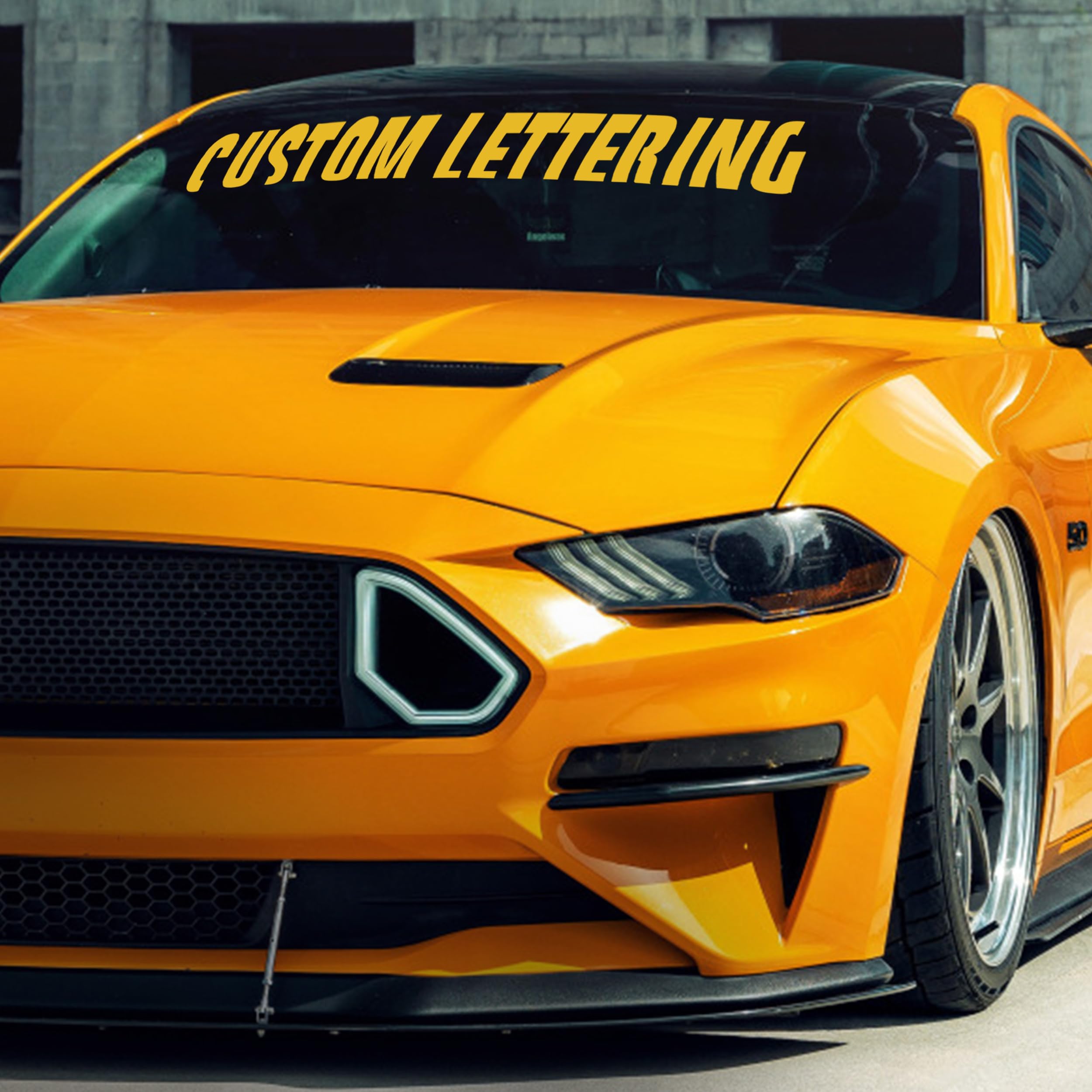 Amazon.com - Custom Windshield Decal - Custom Vinyl Decals for Vehicles ...