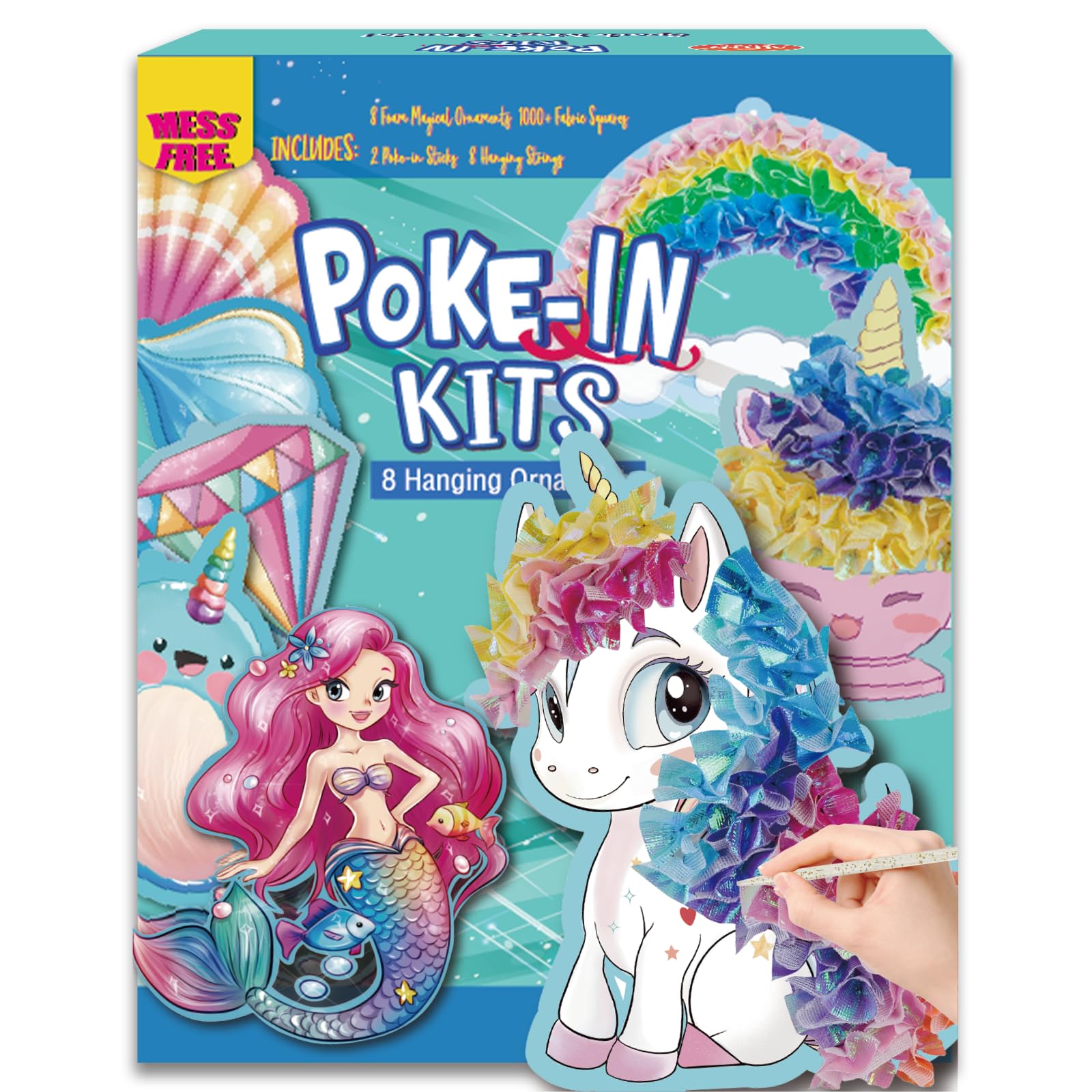 Snapklik.com : 8 Packs Poke In Crafts Art Kits For Girl, Unicorn ...