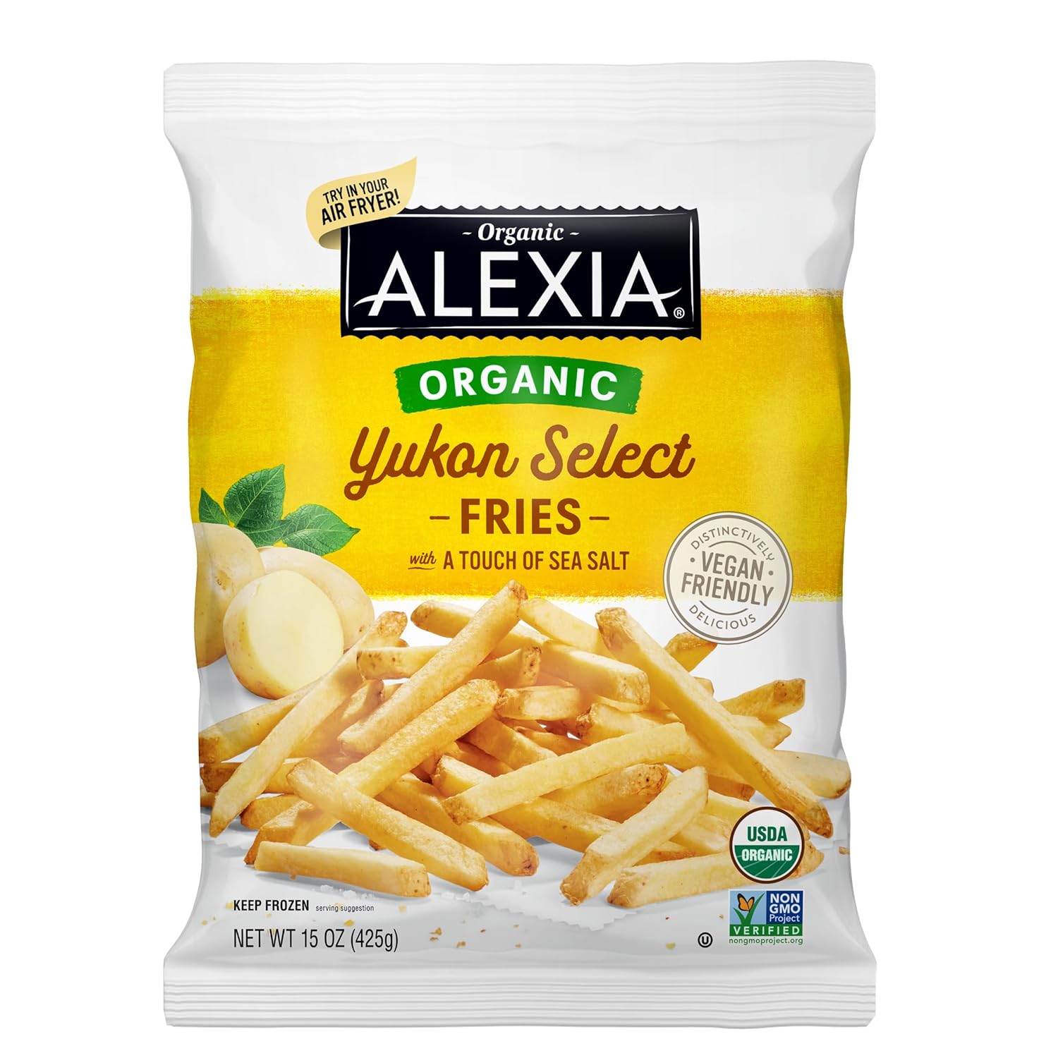 Alexia Organic Yukon Select Fries with a Touch of Sea Salt, Non-GMO ...