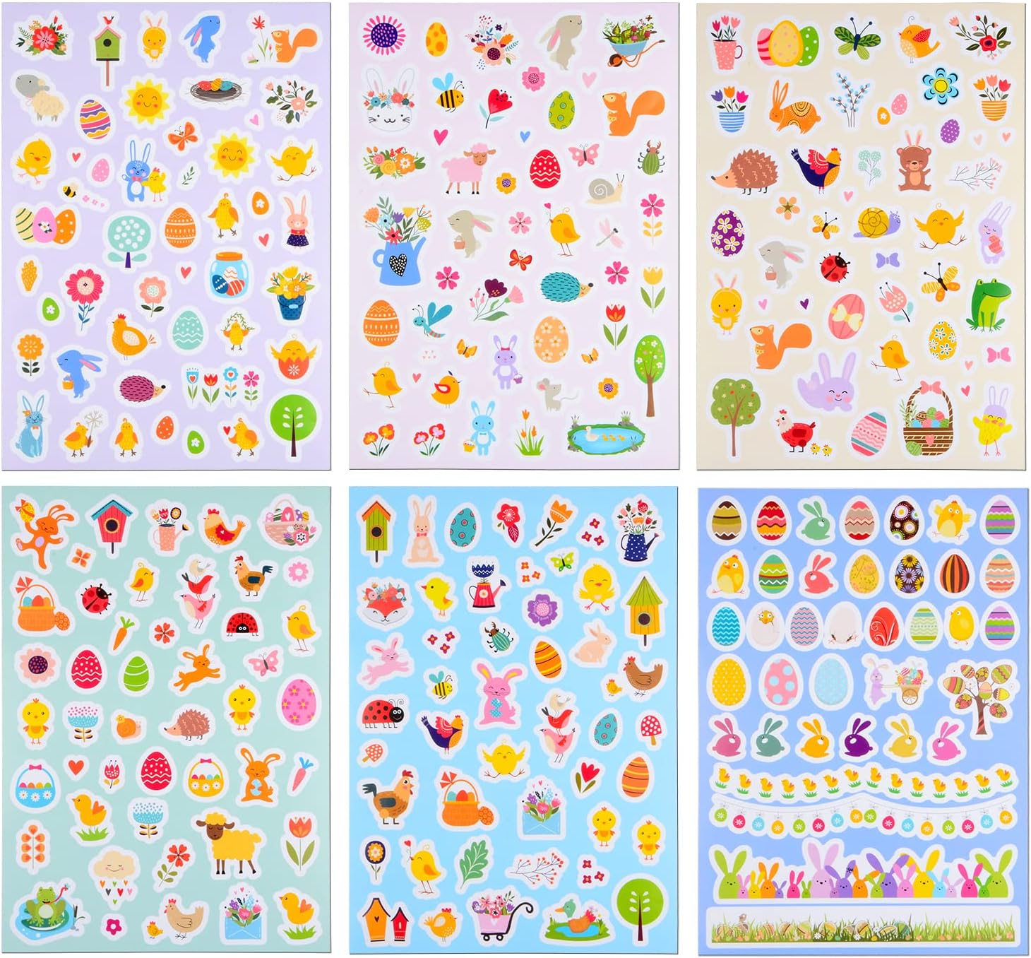 12 Packs of Easter Fun Stickers : Amazon.co.uk: Home & Kitchen