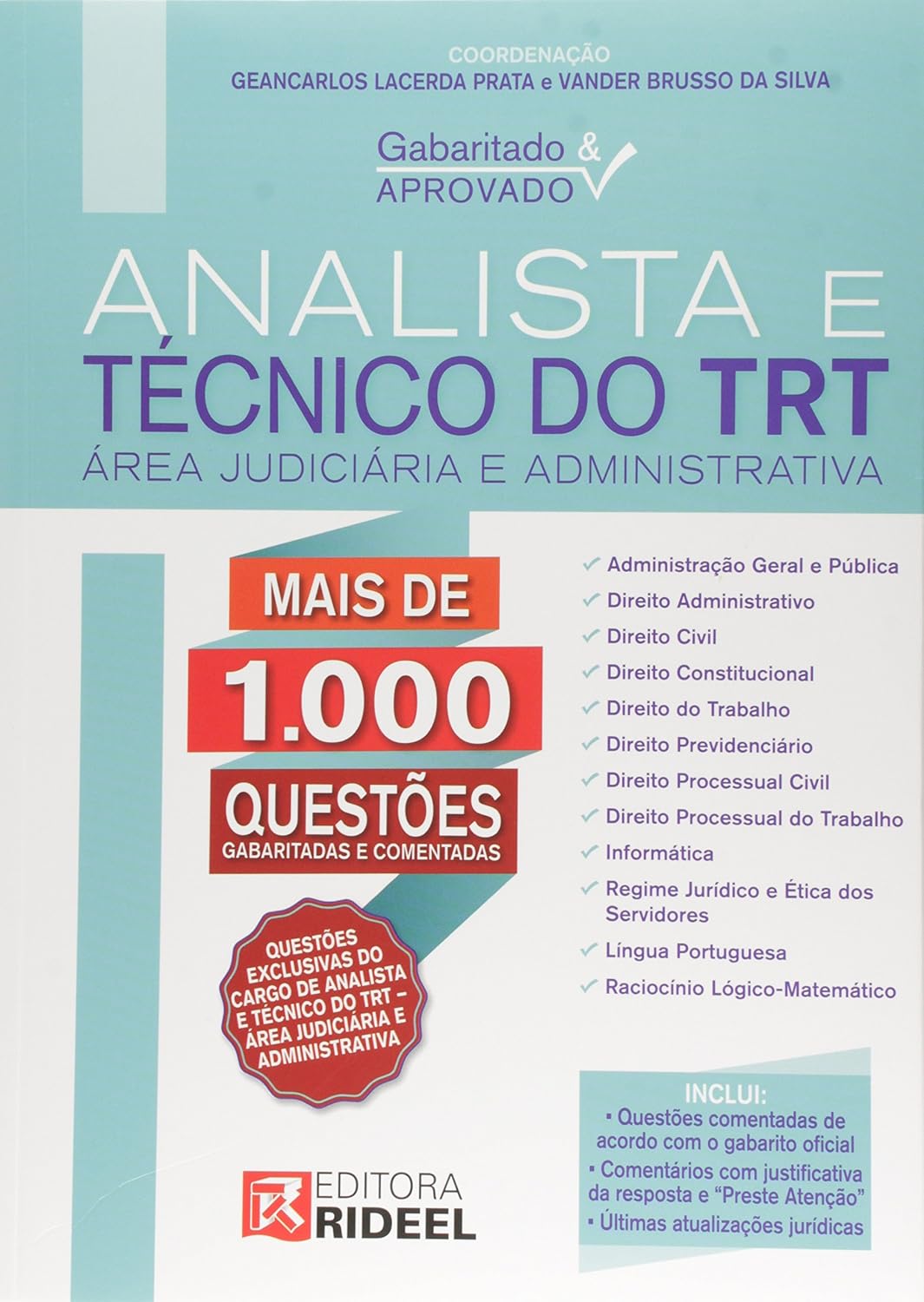 Gabaritado & Aprovado Analista e Técnico do TRT. Área Judiciária e ...