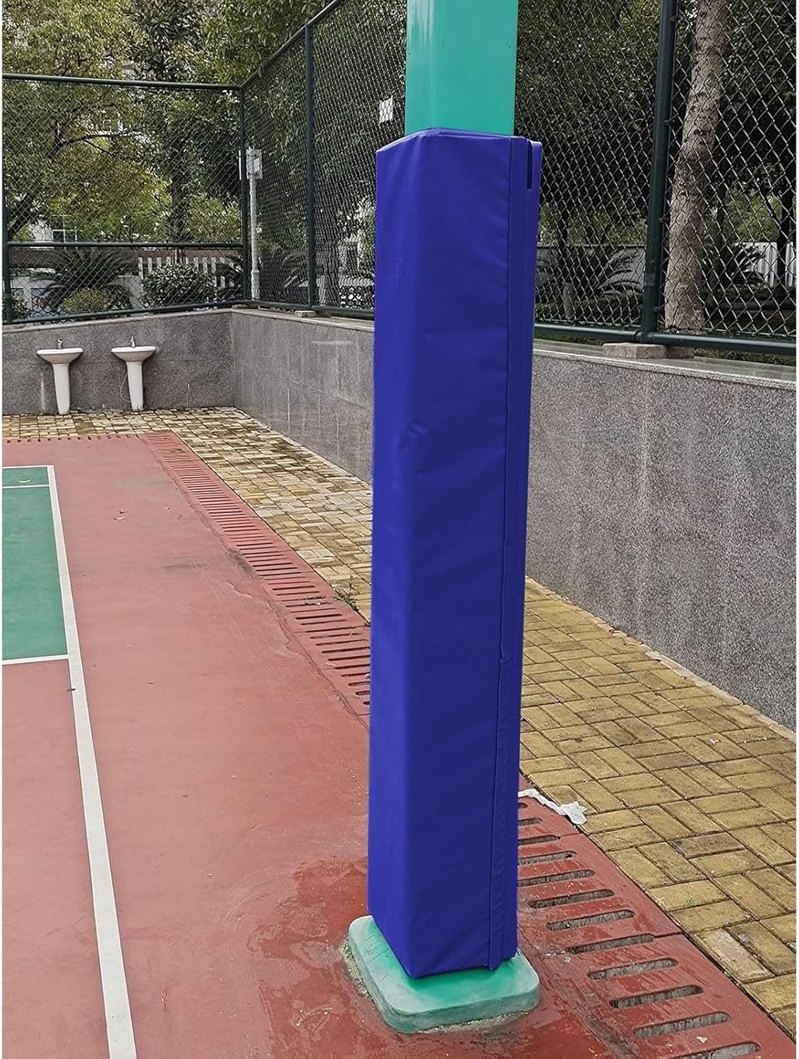 Amazon.com : DONGYUE Blue Foam Pole Crash Protection, Square Columns ...