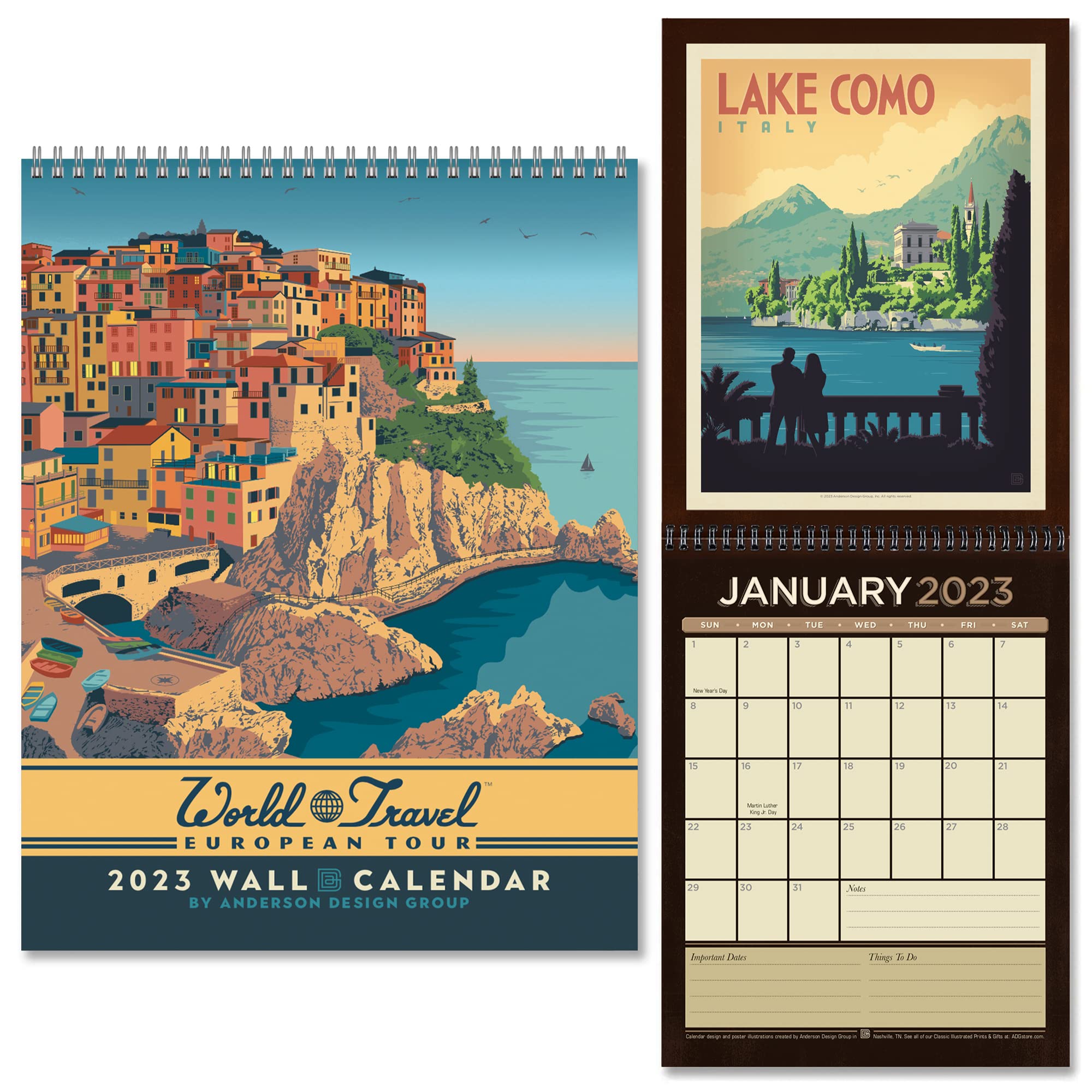 Snapklik.com : 12 Month 2023 Calendar - Europe Travel Destinations ...