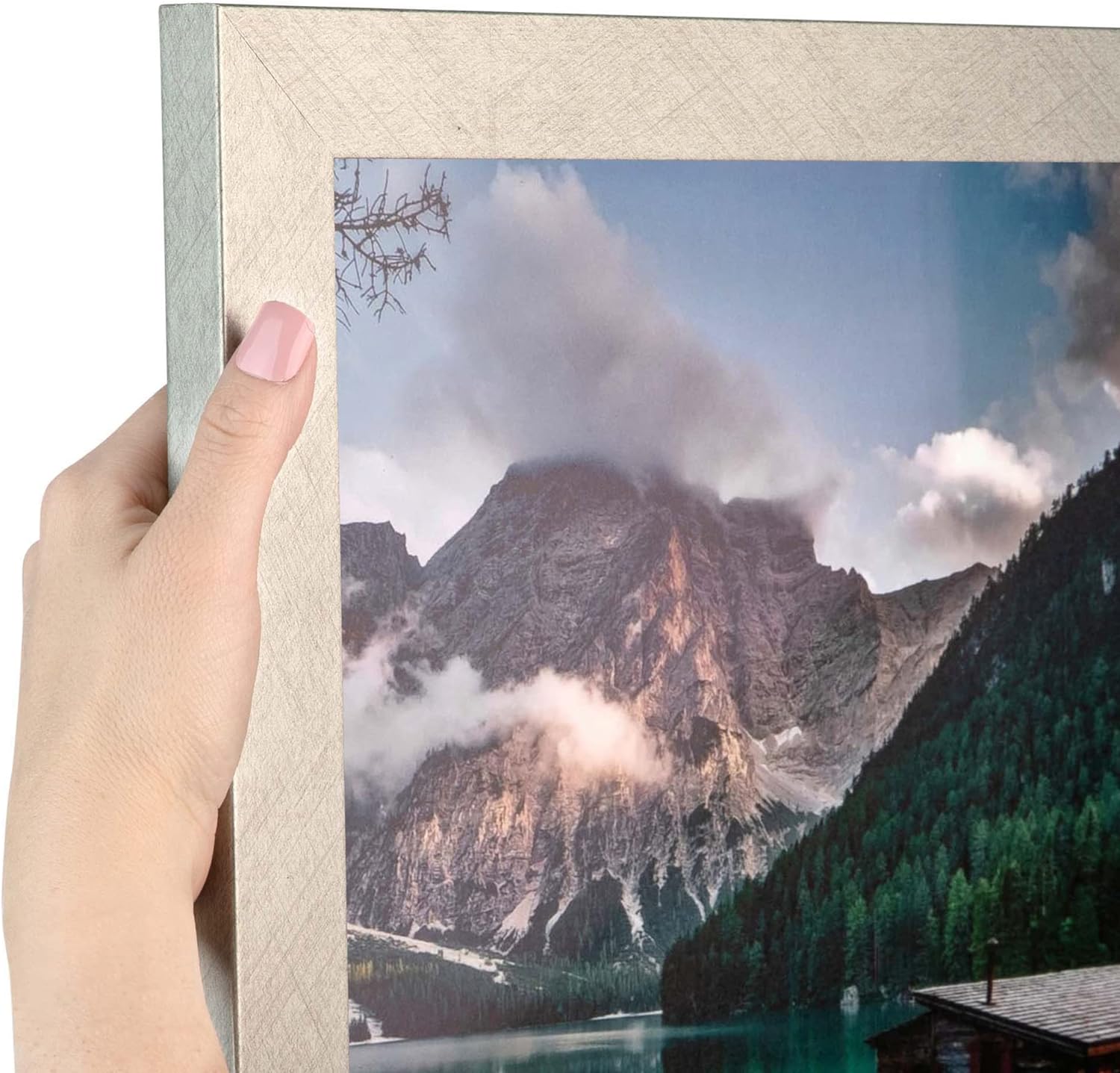 Amazon.com - ArtToFrames 10x20 inch Classic Silver Picture Frame ...