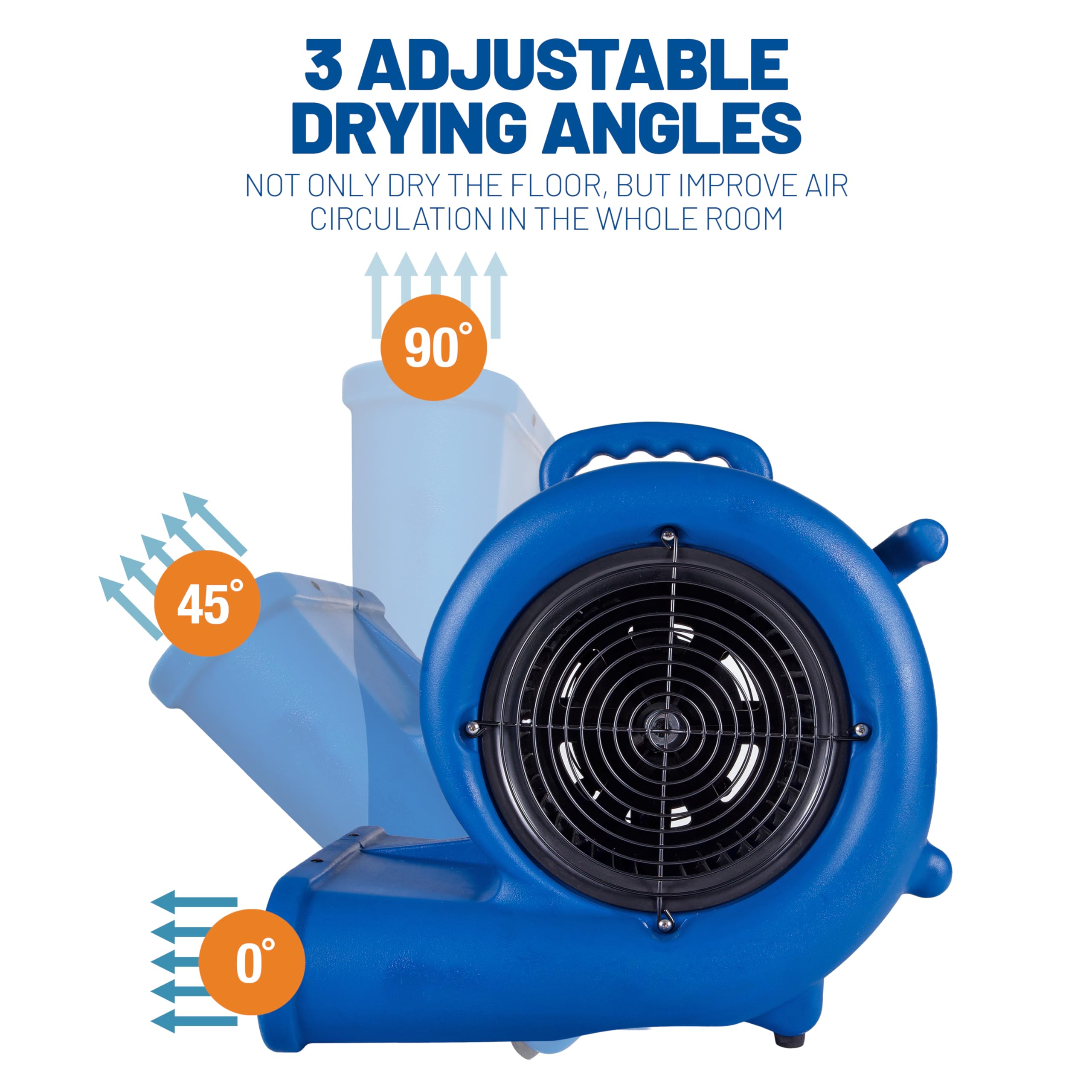 Snapklik.com : BlueDri Max Storm 35 1/3 HP 2900 CFM Air Mover Blower ...