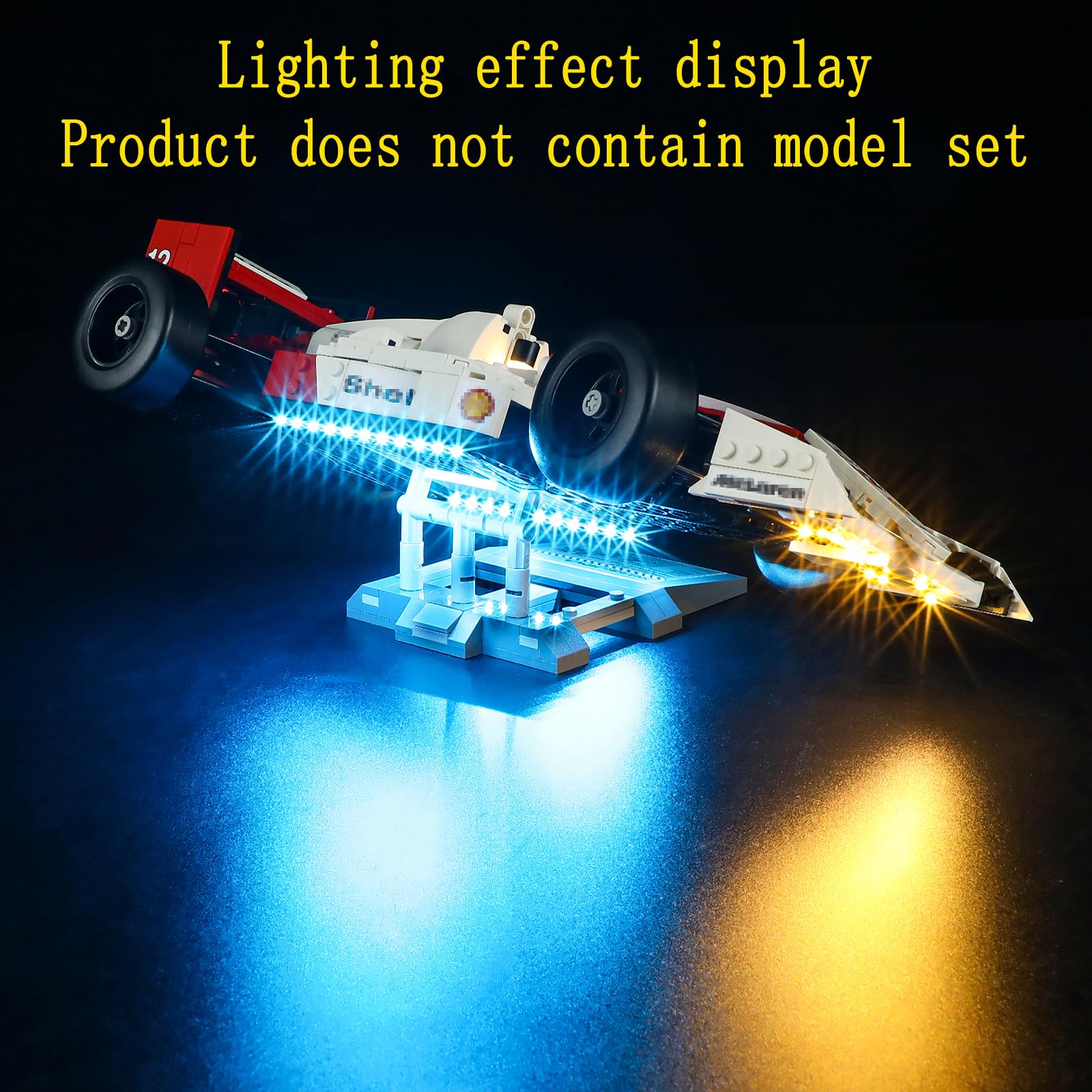 GEAMENT LED Light Kit Compatible with LEGO McLaren MP4/4 & Ayrton Senna ...