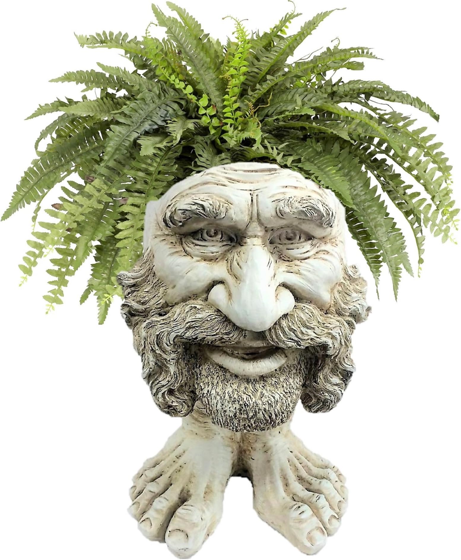 Amazon.com : homestyles 12 in. Antique White Aunt Minnie The Muggly ...